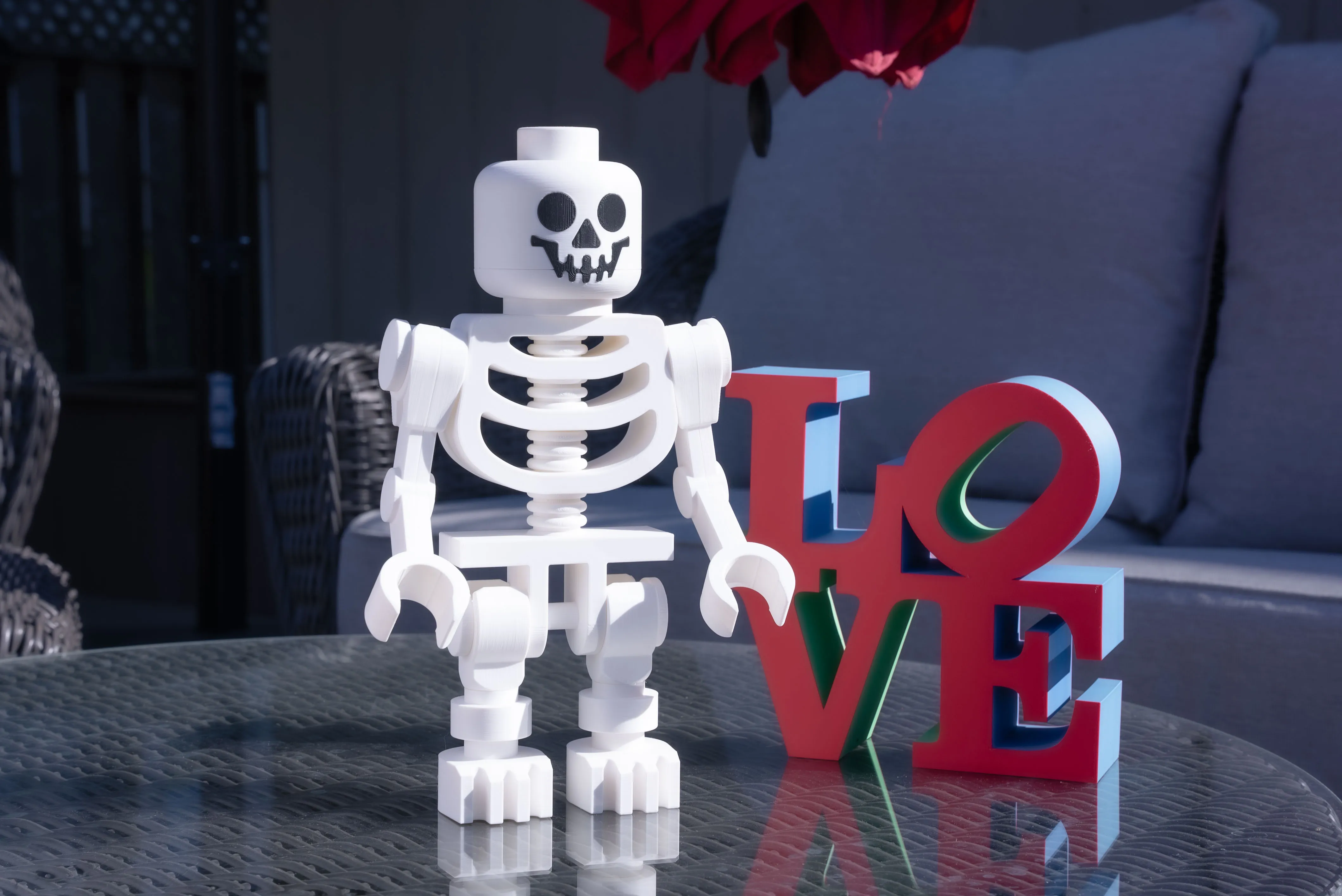 3D Printer Files | 3MF File | 💀 Skeleton Giant Minifigure (16 ...