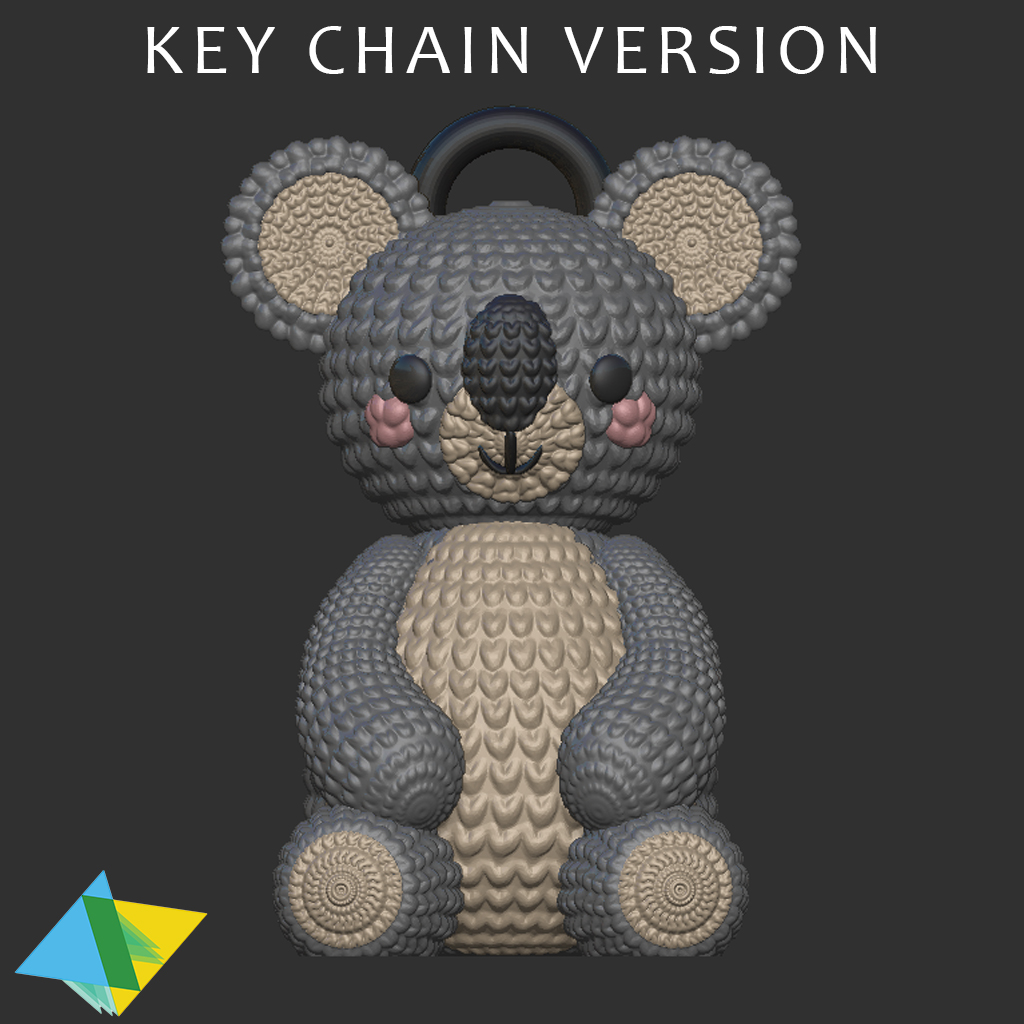Print in place Koala Bear | 3D models download | Creality Cloud