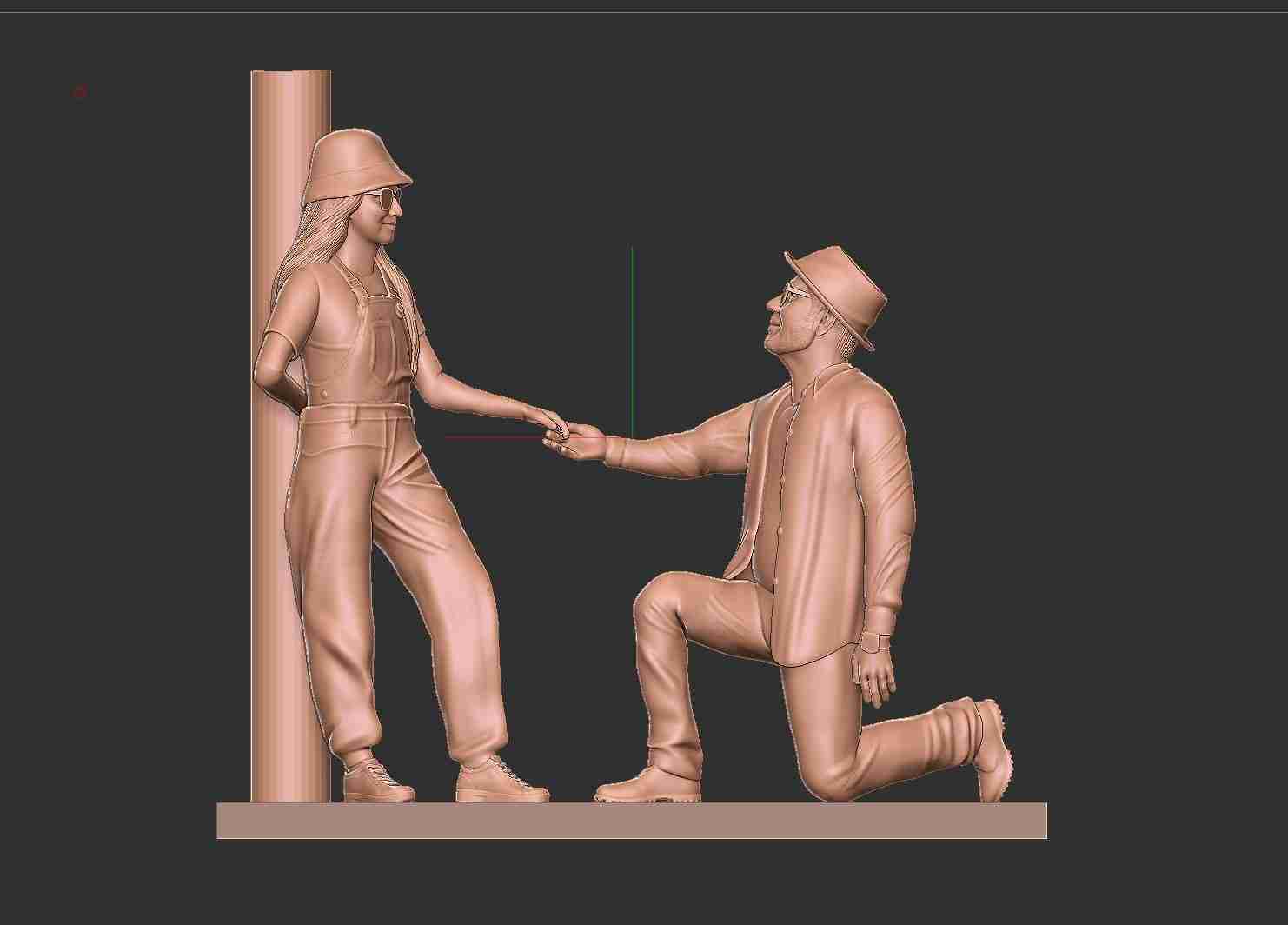 couple miniature | 3D models download | Creality Cloud