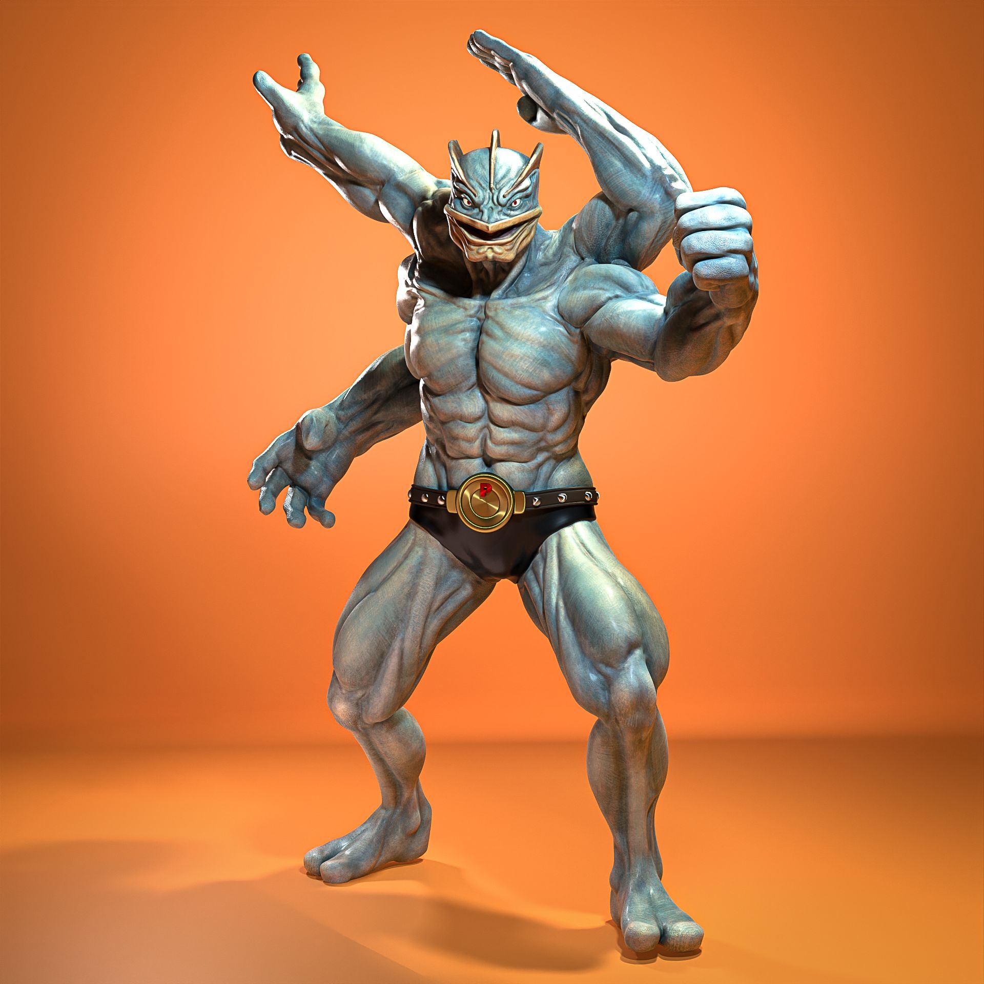 Machamp - Realistic Pokemon - Ready to print | 3D models download ...