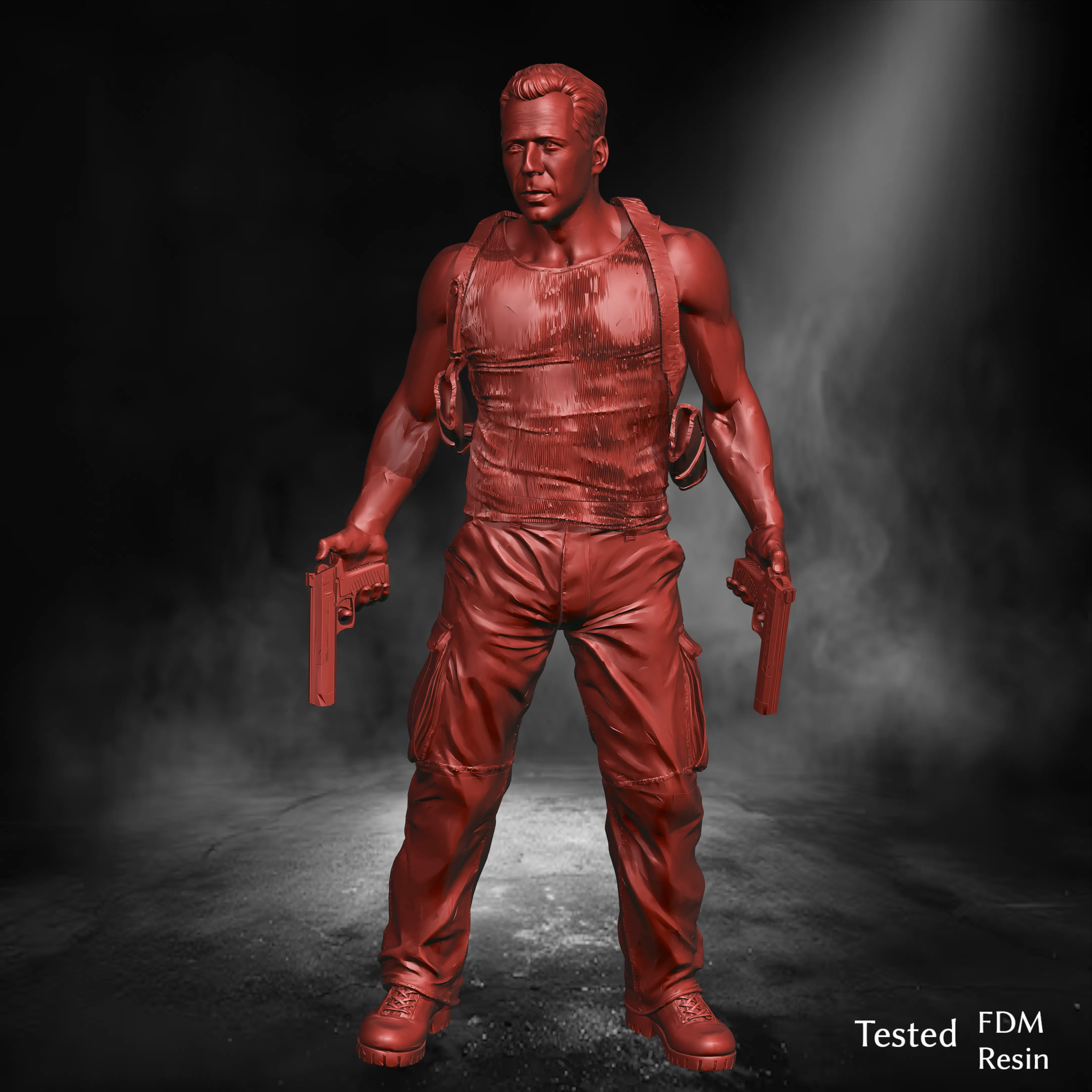 3D Printer Files | 3MF File | Bruce Willis Die Hard Fan Art – John ...
