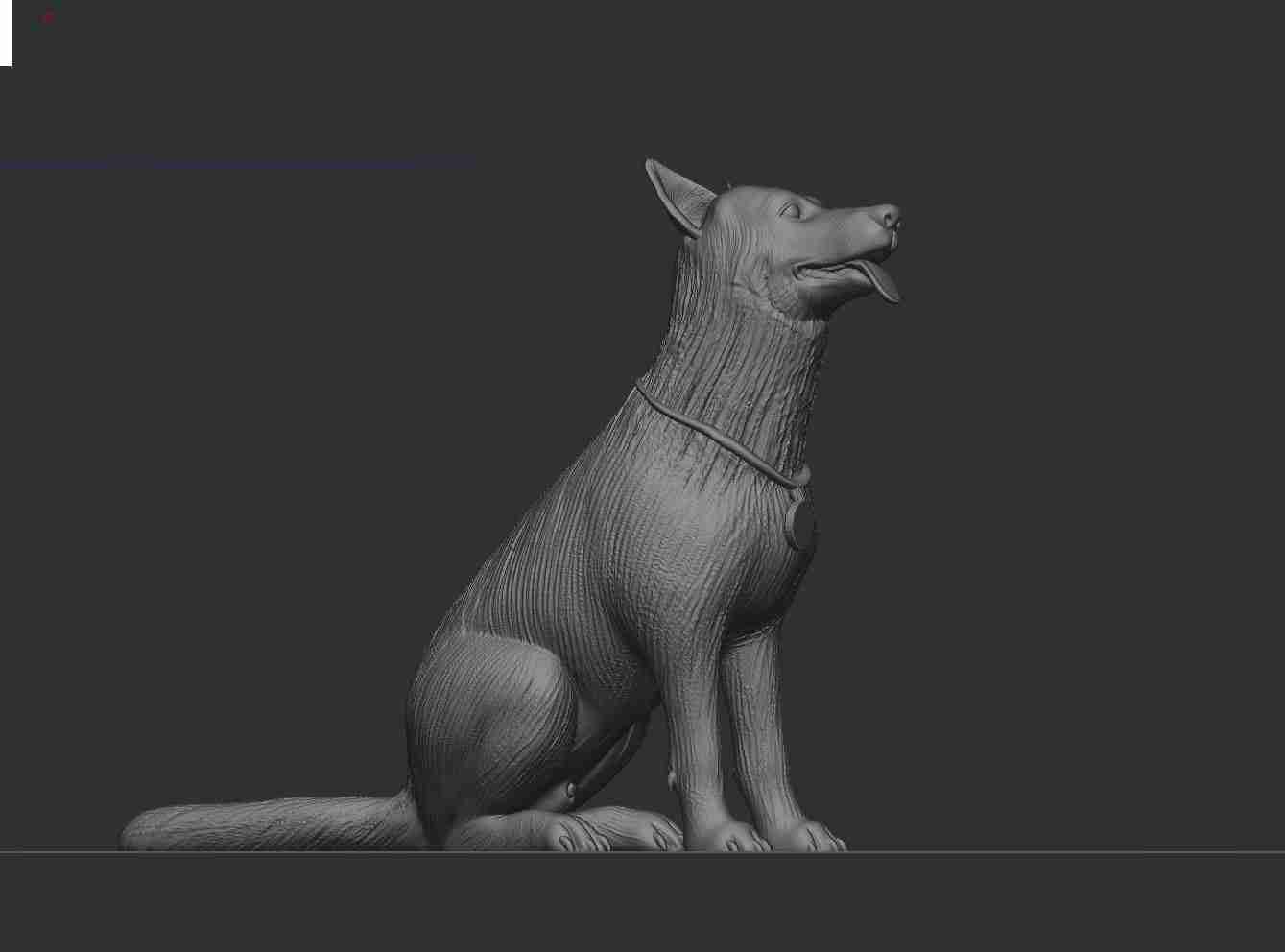 jarman safed dog 3D print model | 3D models download | Creality Cloud