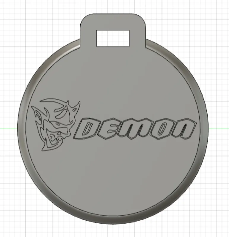 3D Printer Files | 3MF File | Pendentif porte clé Dodge Demon / Dodge ...