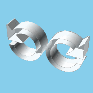 Arrow Full Turn, nestable box (v1) | 3D models download | Creality Cloud