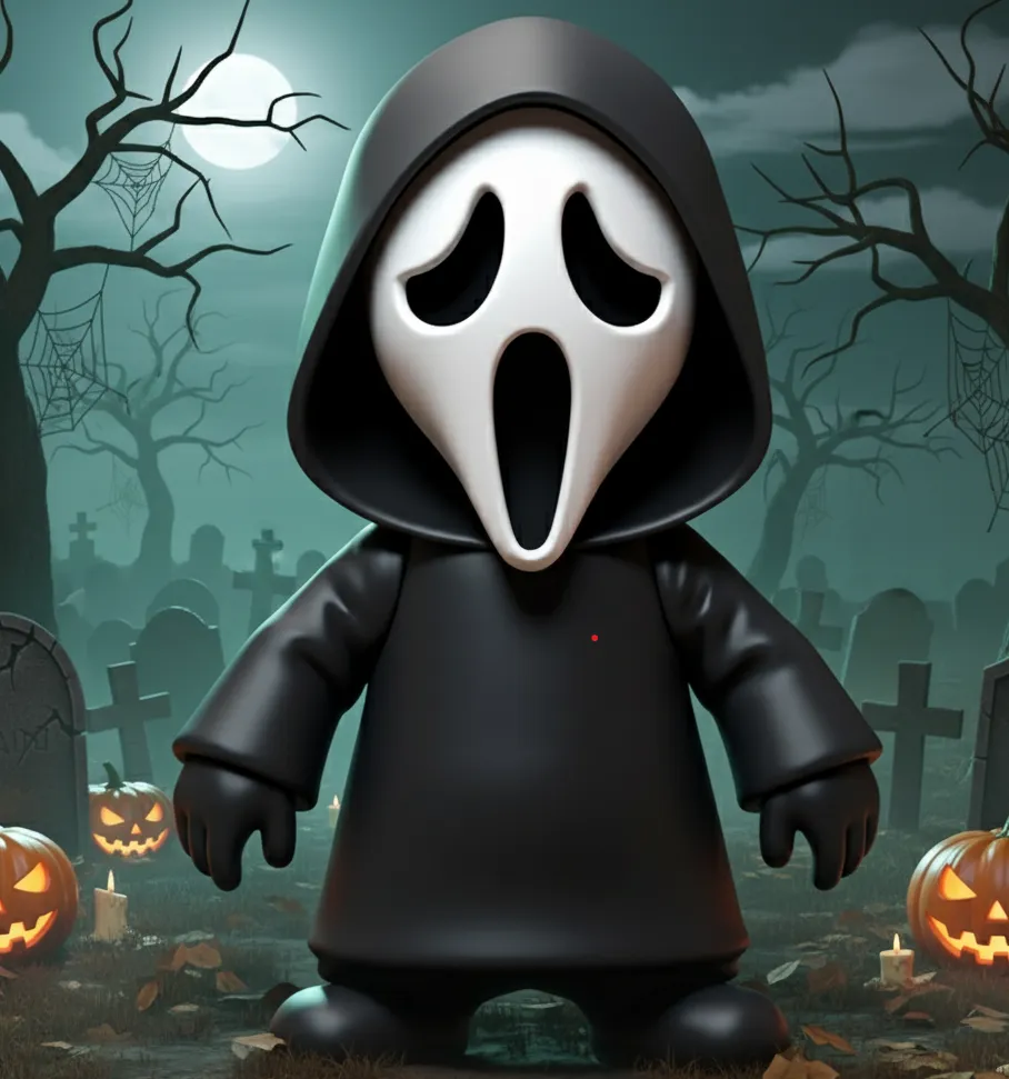 3D Printer Files | 3MF File | GHOSTFACE CUTE - SCREAM - TERROR ...