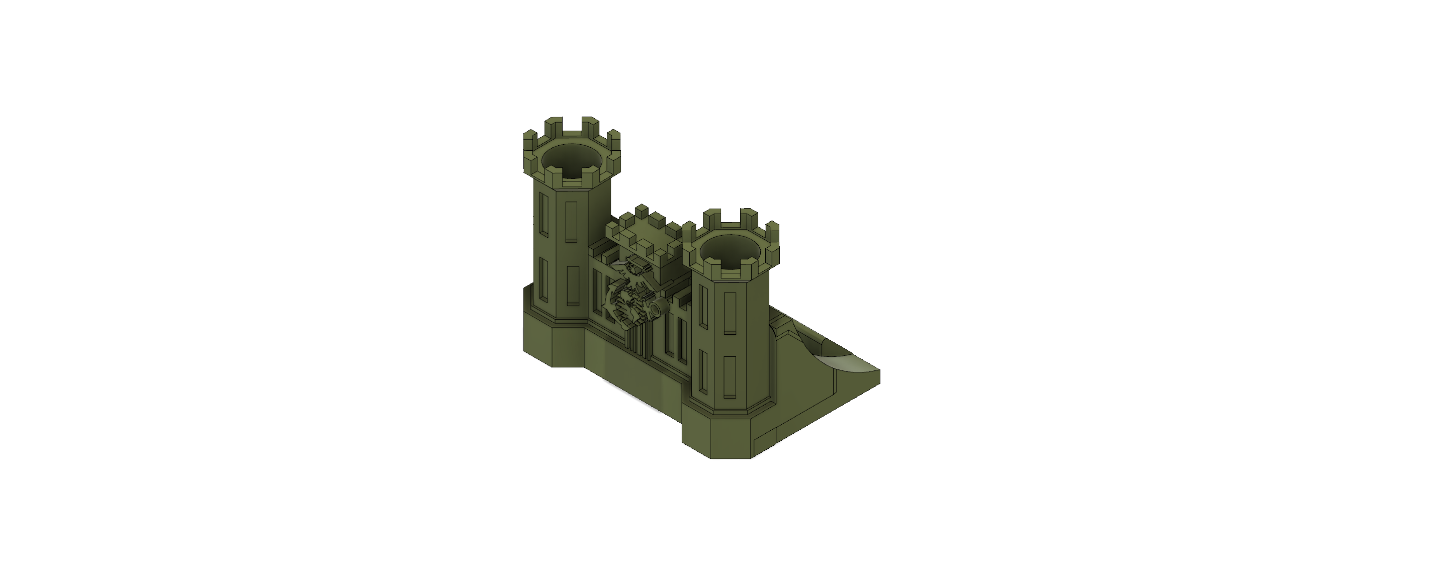 3D Printer PartsSTL 다운로드 -USMC Combat Engineer Castle Business Card ...