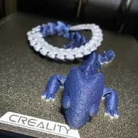 Fuzzy Dragon! I wanted to experiment with fuzzy skin settings in ...