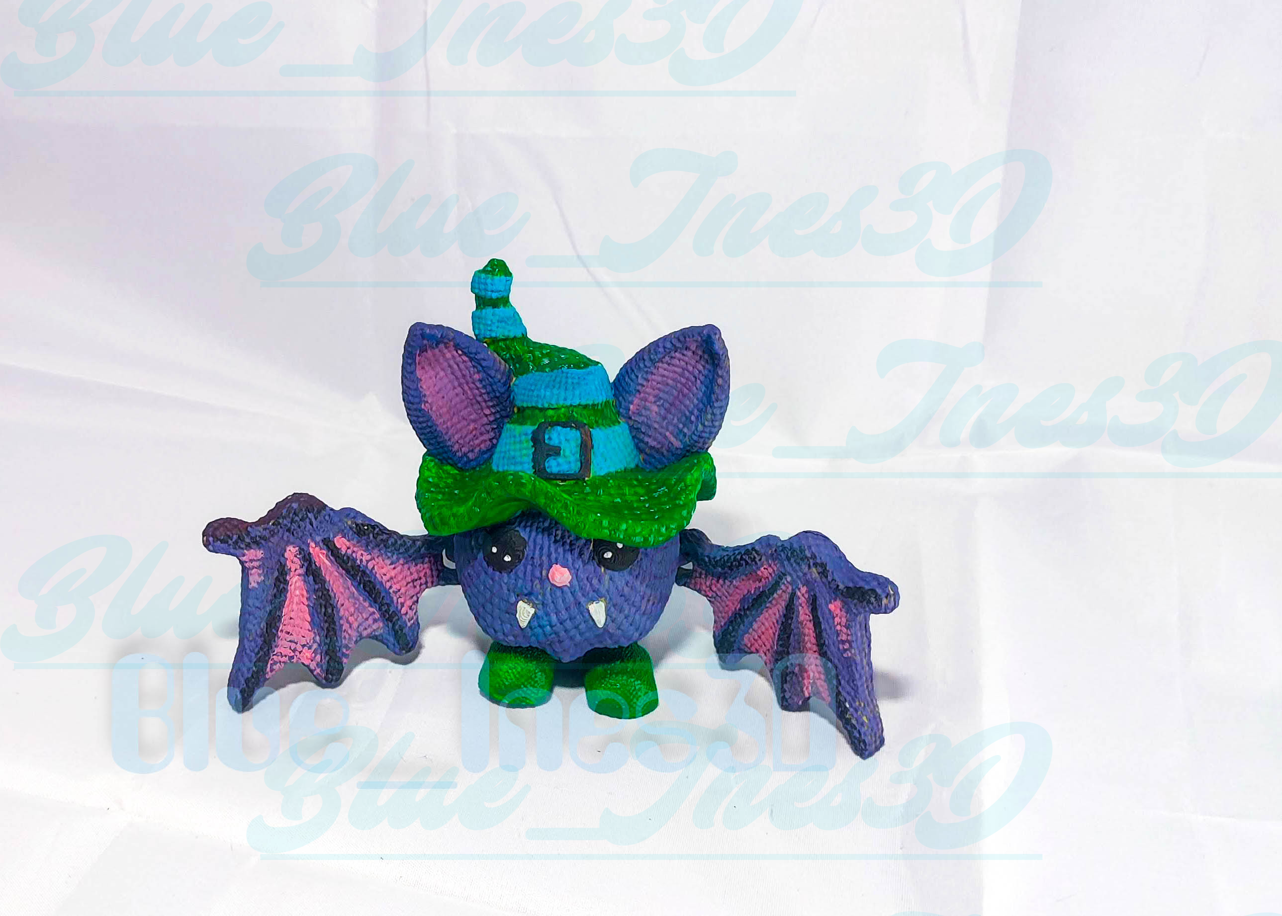 CROCHETD KNITTED SPOOKY BAT PRINT IN PLACE | 3D modeller indir ...