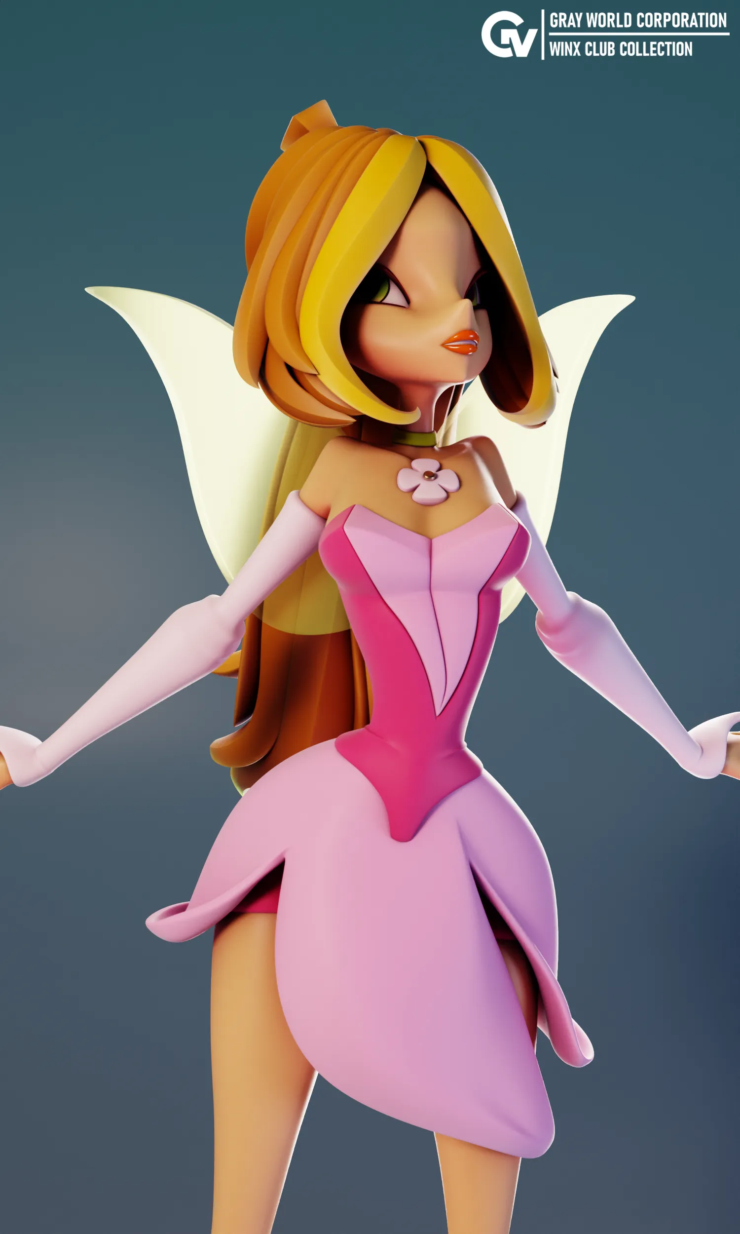 Characters & Creatures STL Download - Flora Fairy Form | Winx Clubby ...
