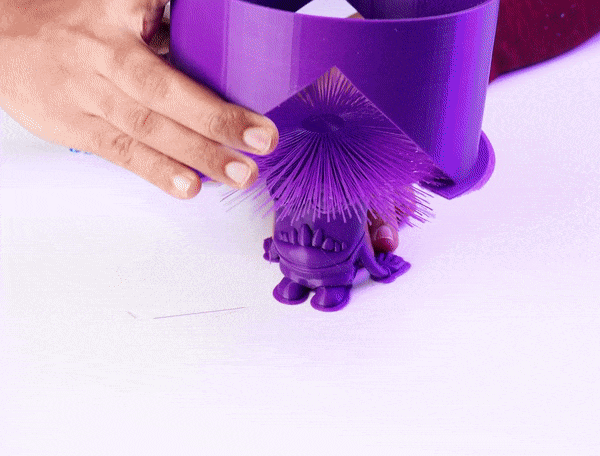EVIL MINIONS WITH HAIR ONE EYE - KEYCHAIN (PURPLE MINION) | 3D modeller ...