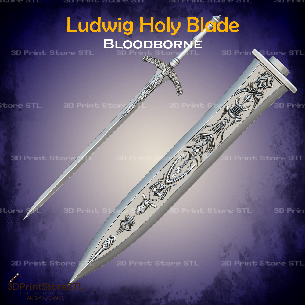 Ludwig Holy Blade Cosplay Bloodborne - STL File | 3D modeller indir ...