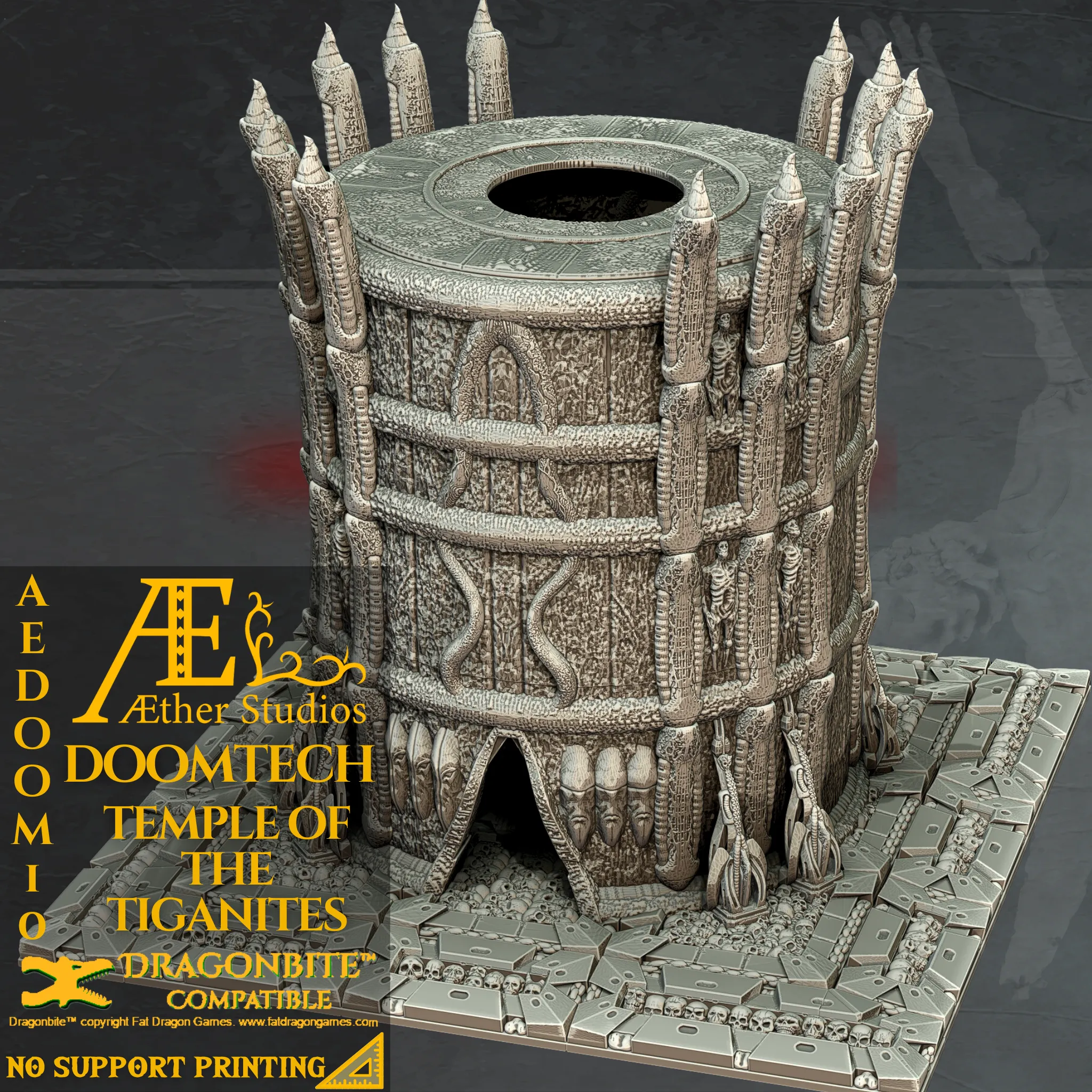 Other STL Download - AEDOOM10 – Doomtech Temple of the Tiganitesby ...