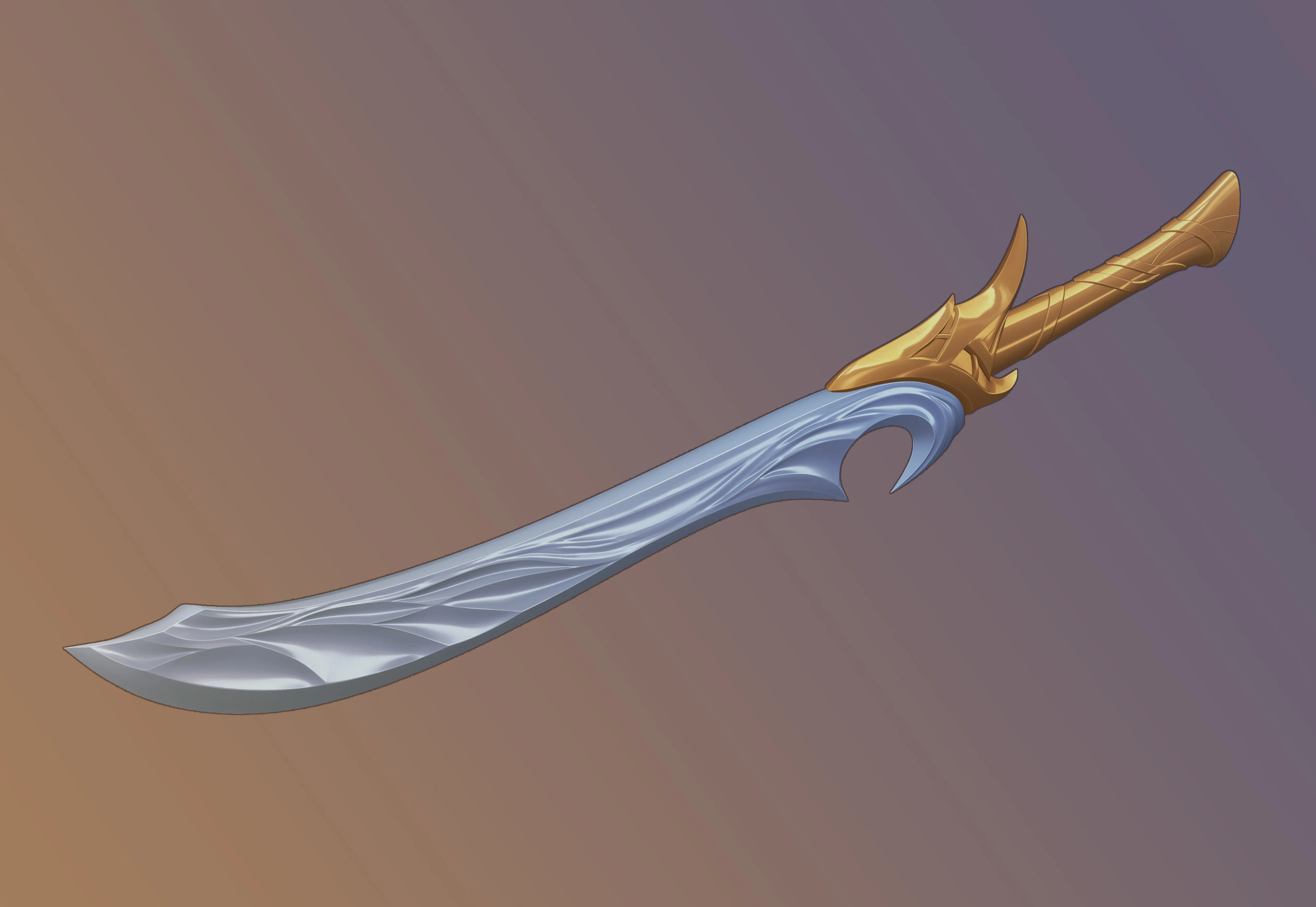 Cosplay STL Download - Yone spirit blossom swords cosplay League of ...