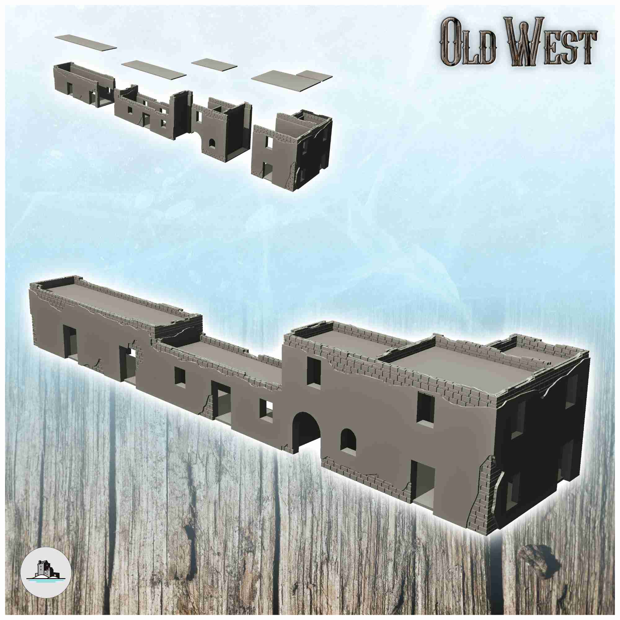 Fort Alamo ACW pack No. 1 - miniatures ACW scenery terrain t | 3D ...