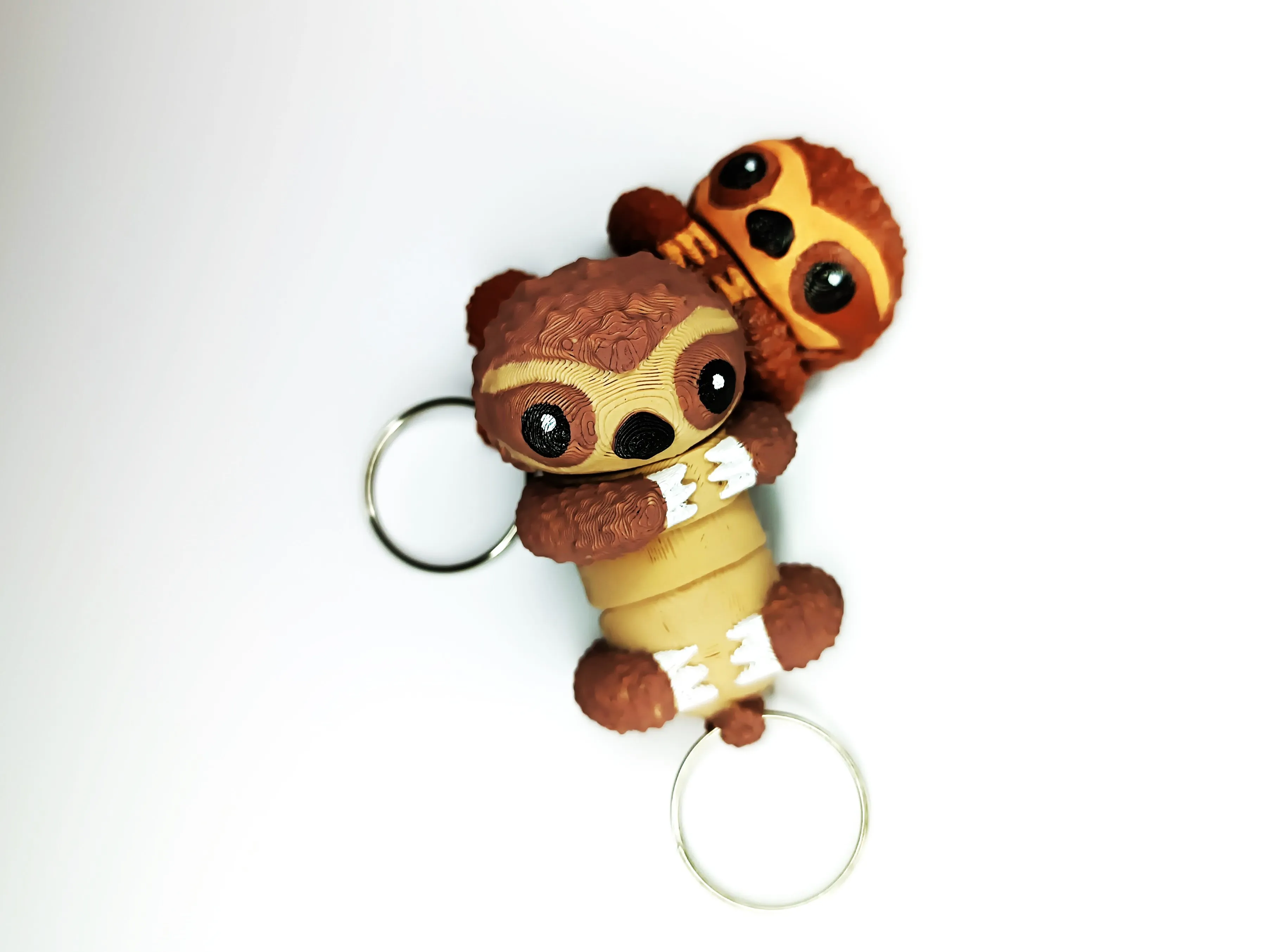 Cute Flexi Pets Sloth (Keychain & Magnet) | 3D模型下载 | 创想云