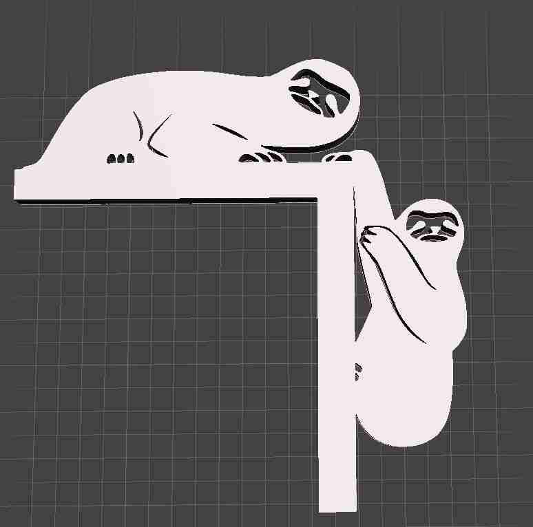 door frames sloths | 3D models download | Creality Cloud