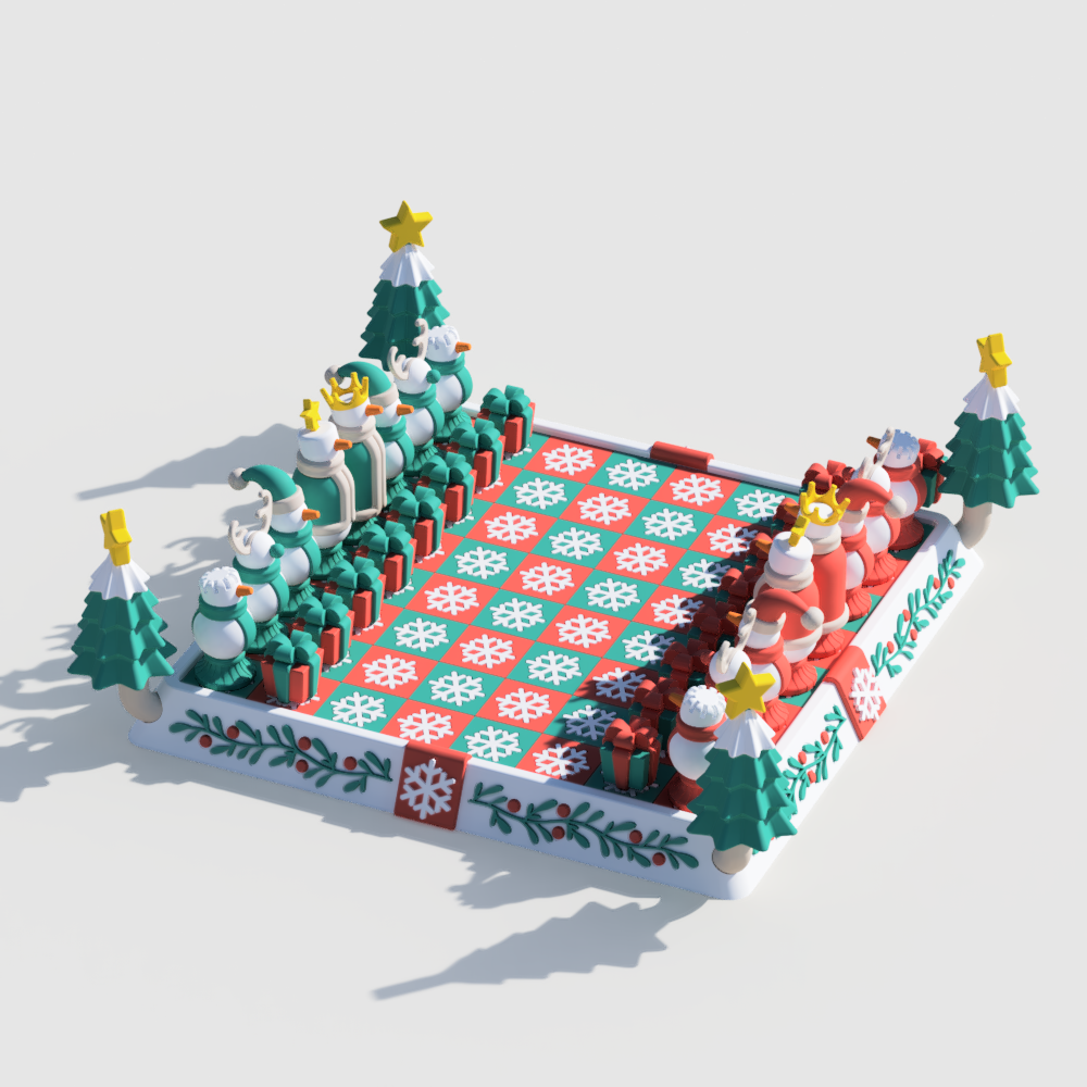 Christmas Chess | 3D models download | Creality Cloud