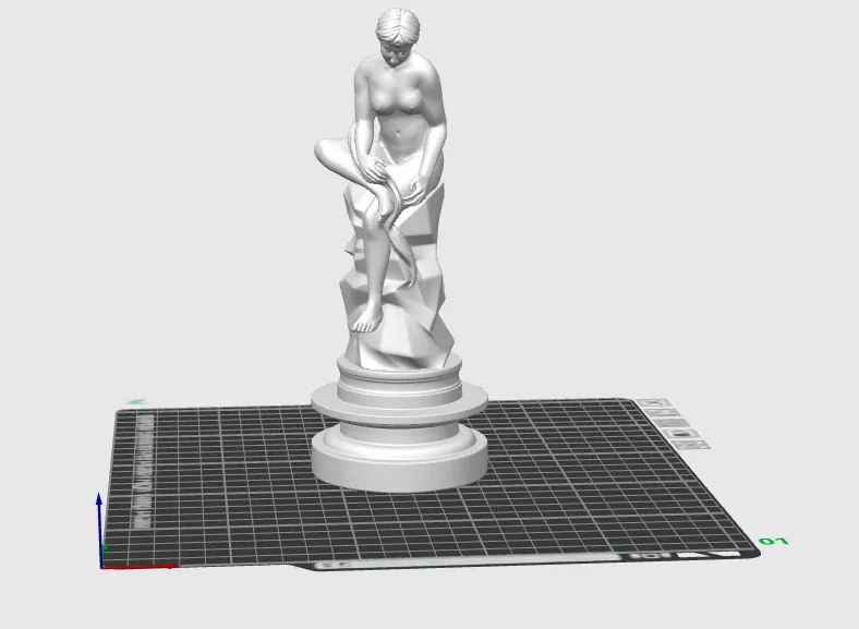 Sculptures & Artworks STL Download - Girl Statueby CrazyyyDesigns