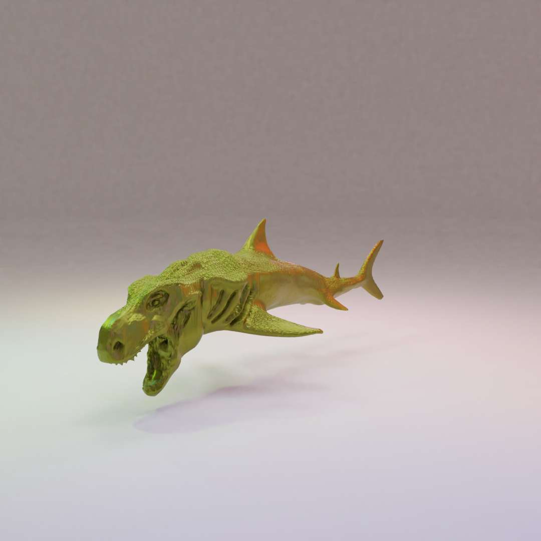 Dino T-Rex Shark | 3D models download | Creality Cloud