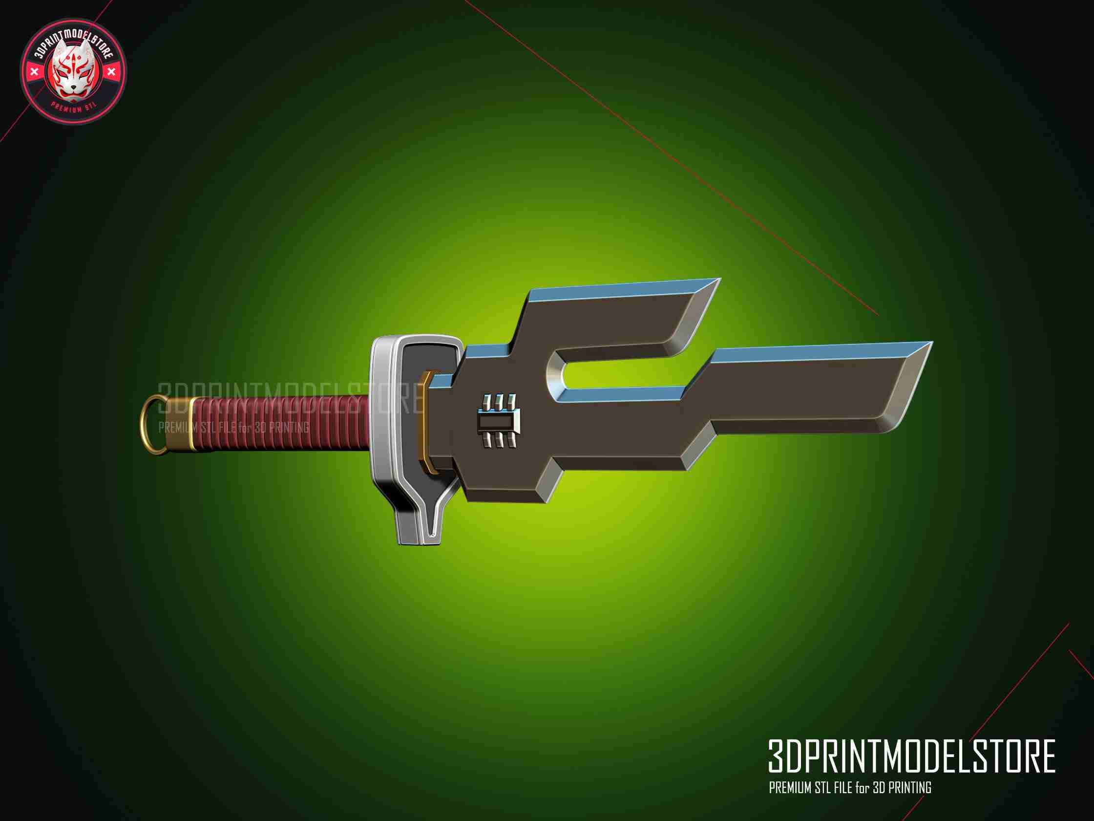 Toji Fushiguro Weapon Cursed Tool - Jujutsu Kaisen Cosplay | 3D models ...