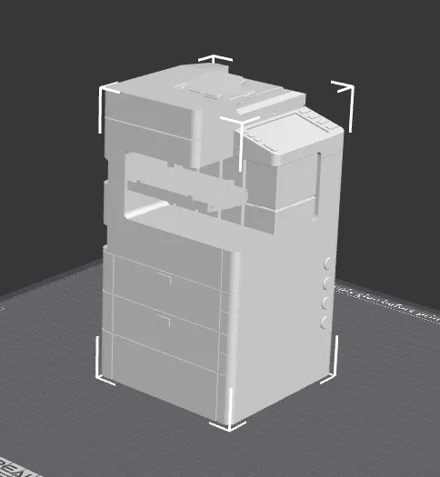 3D Printer Files | 3MF File | Photocopy Machine Miniature | Creality Cloud