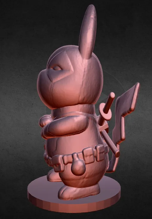 Characters & Creatures STL Download - picachu deadpoolby celticverse
