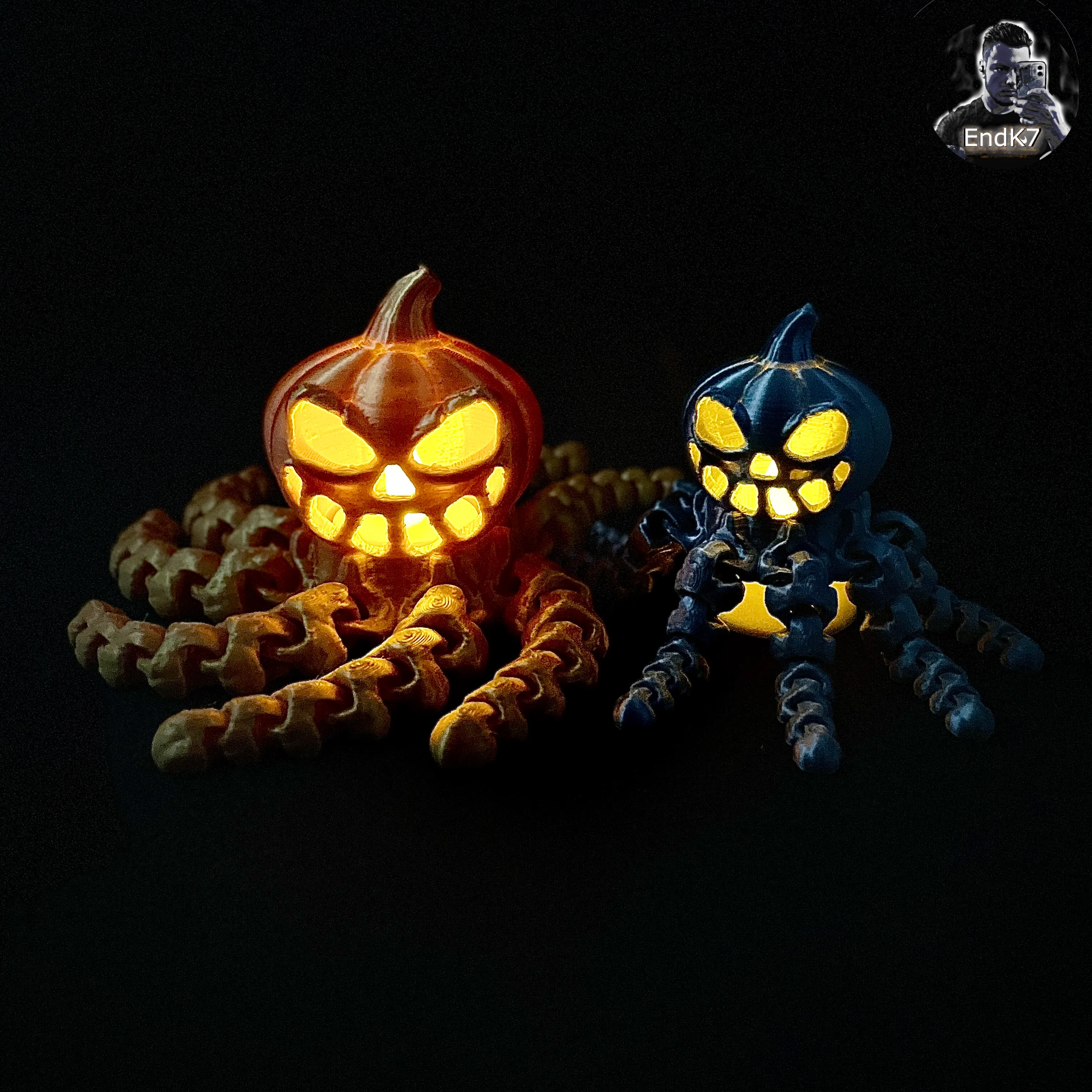 Other STL Download - Pumptopus - Jack O'Lantern - Articulated - Print ...