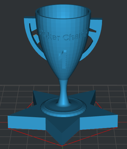 Poker Champ Trophy | 3D models download | Creality Cloud