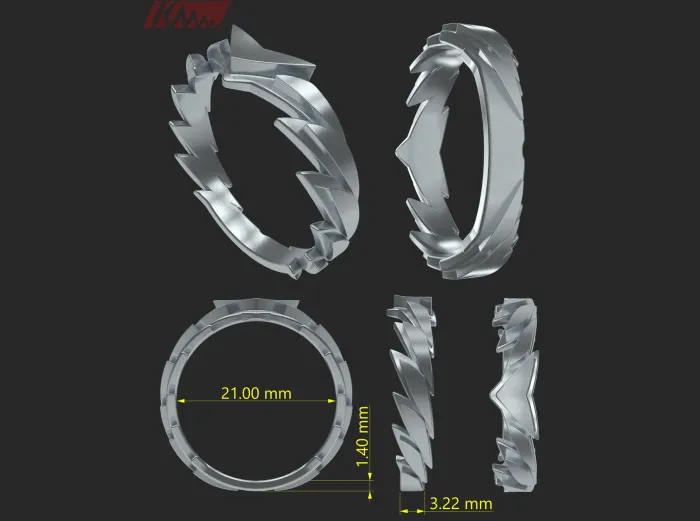 Free Jewelry & Accessories STL Download - RING DESIGN-4by kaganproject