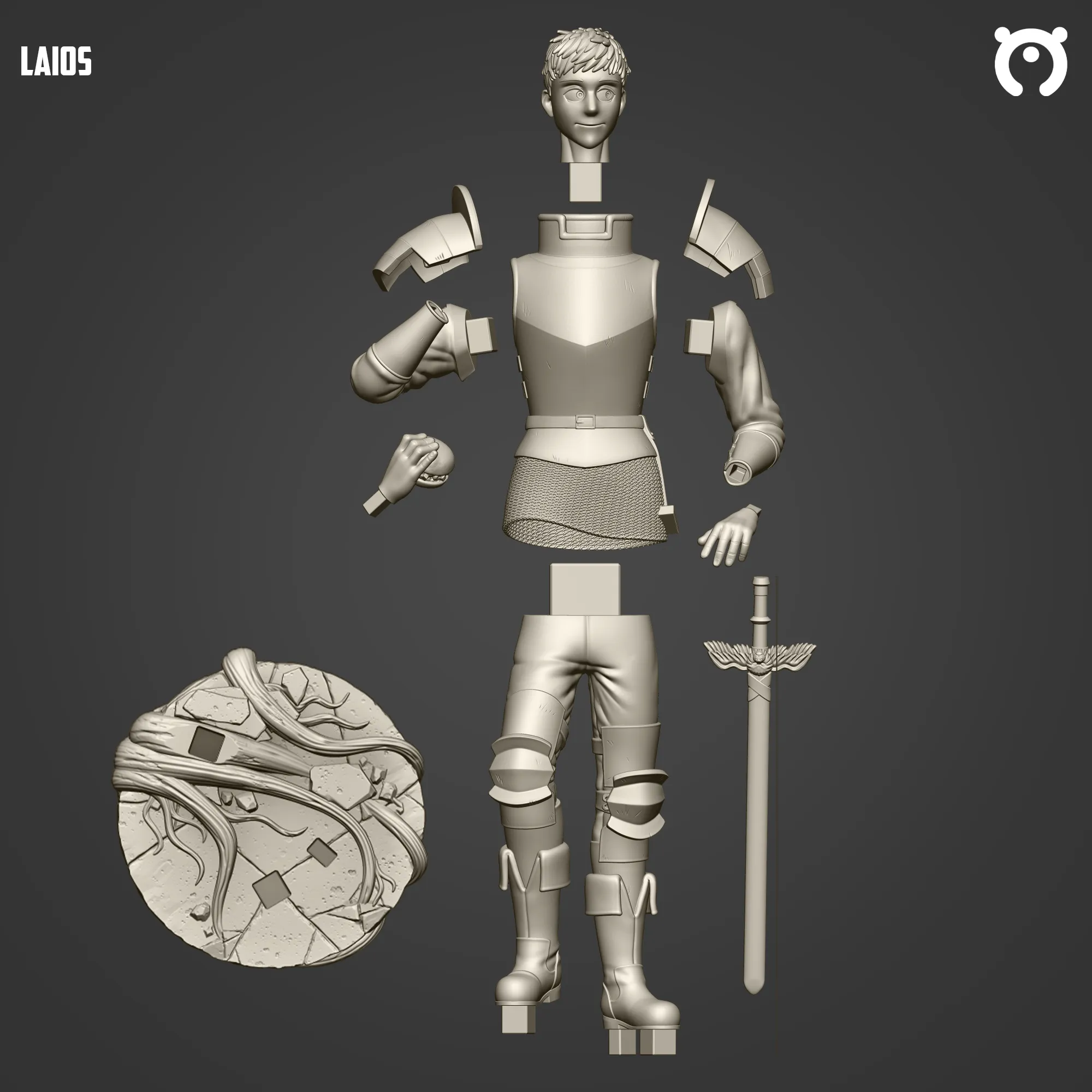 Laios - Dungeon Meshi | 3D models download | Creality Cloud