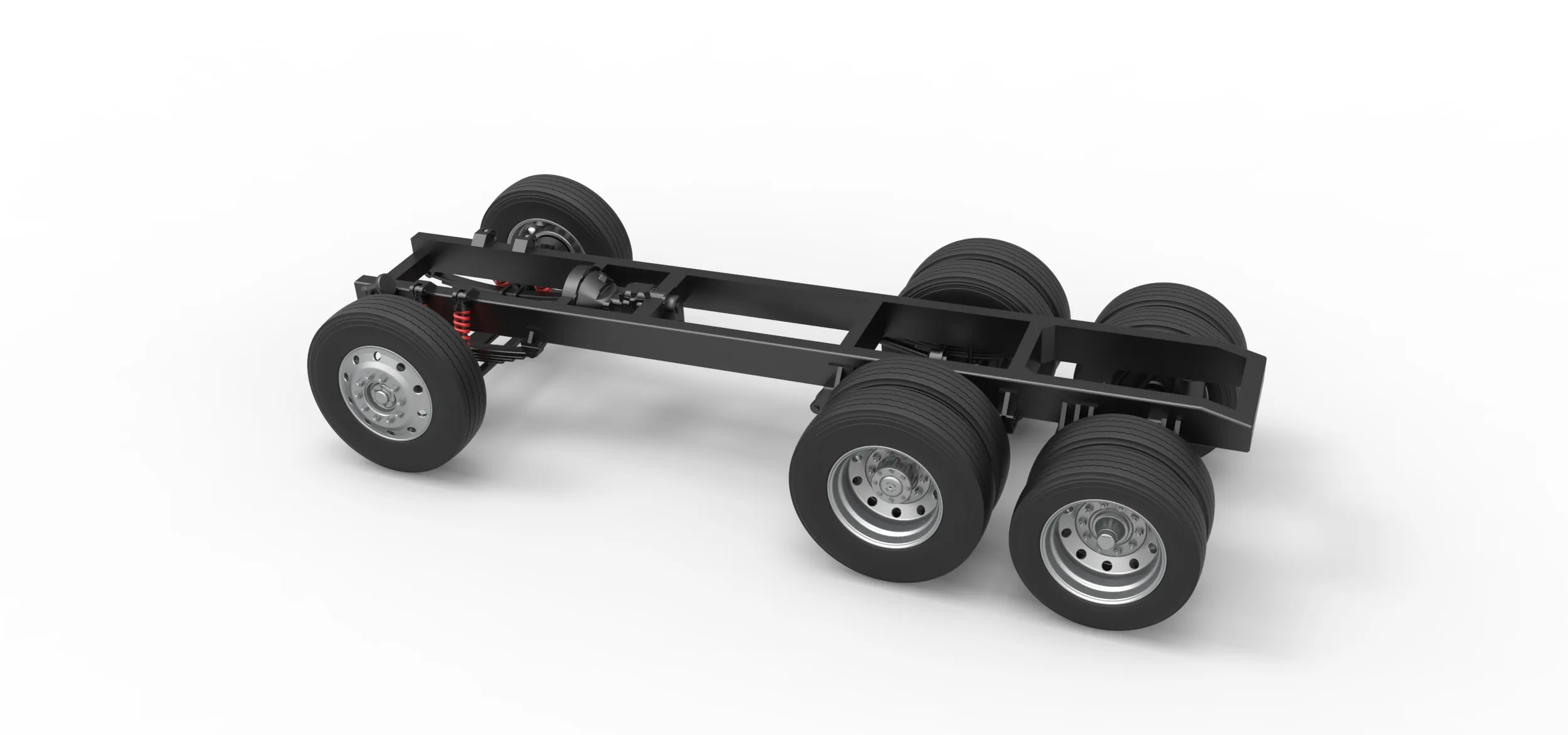 Vehicles & Machinery STL Download - Chassis of Vintage GATR Racing Semi ...