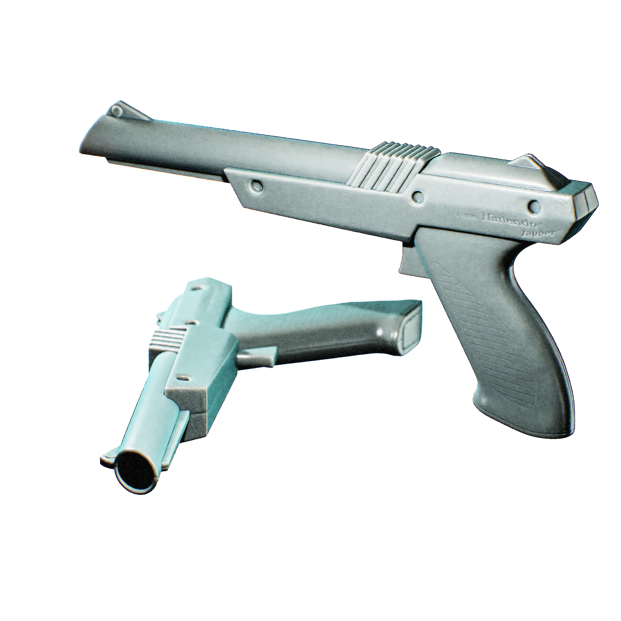 Pistola retro Family Game - Zapper Nes | 3D-Modelle herunterladen ...