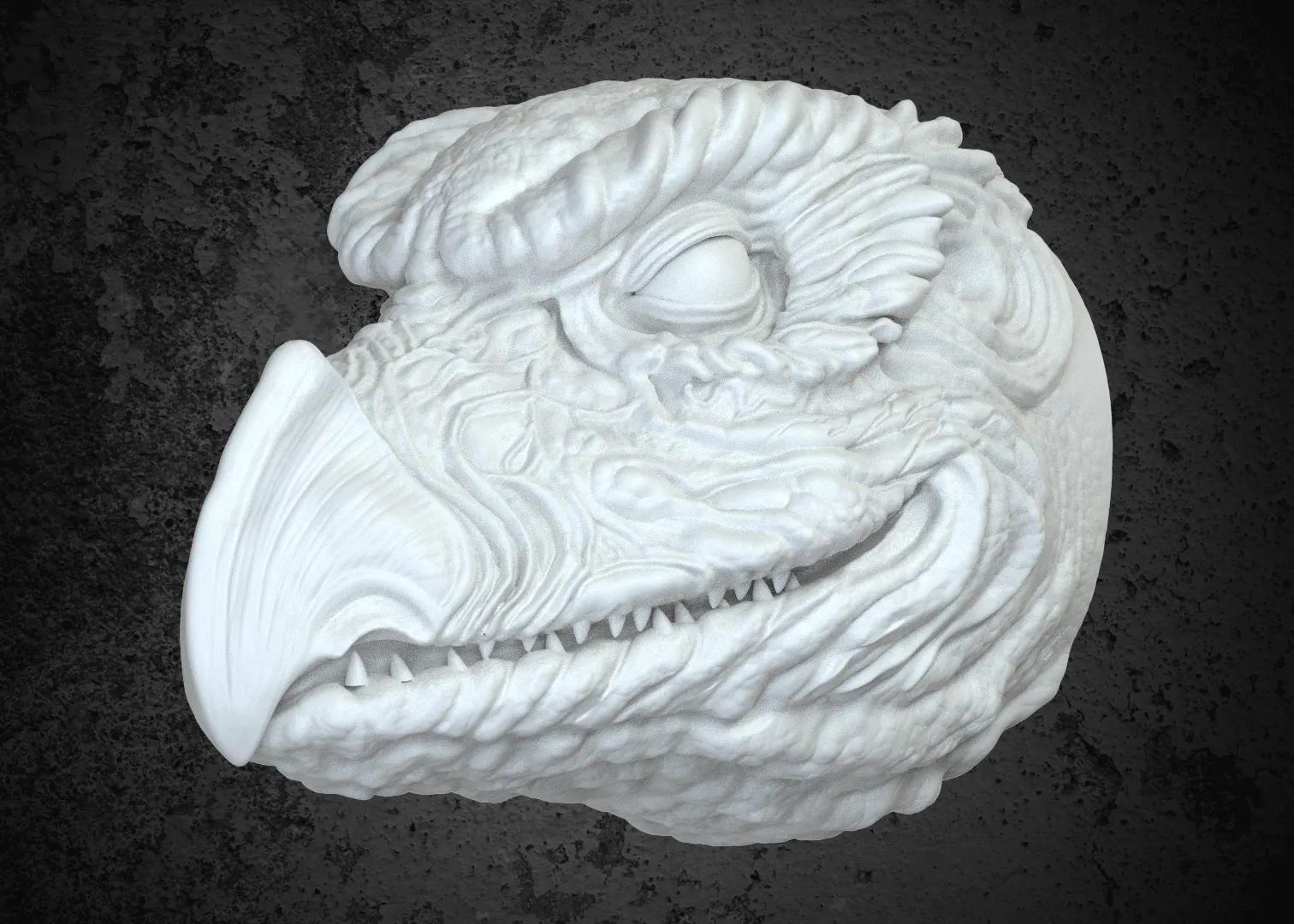 Characters & Creatures STL Descarga - Dark Crystal Skeksis - Rotund