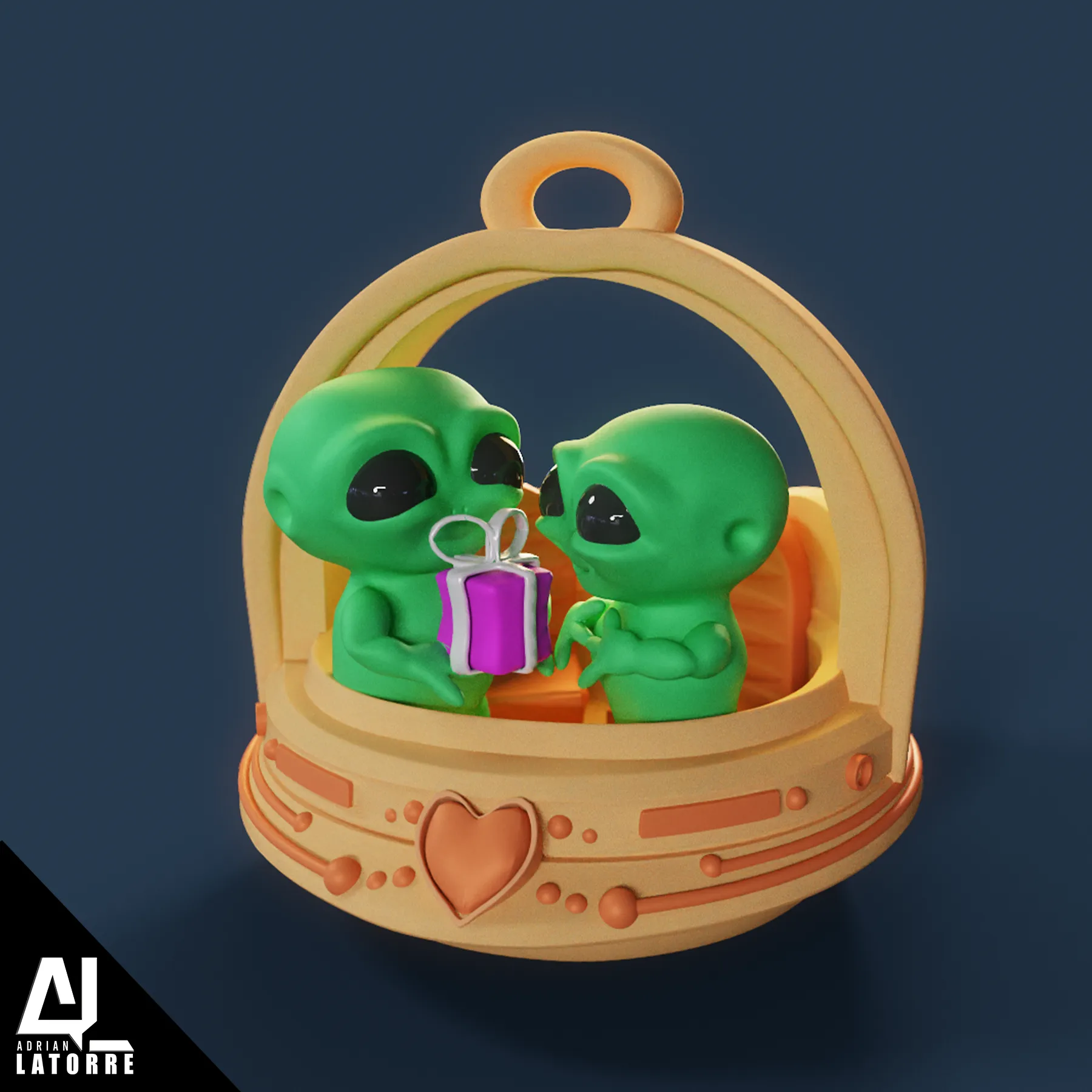 3D Printer Files | 3MF File | Love Across Galaxies | Creality Cloud