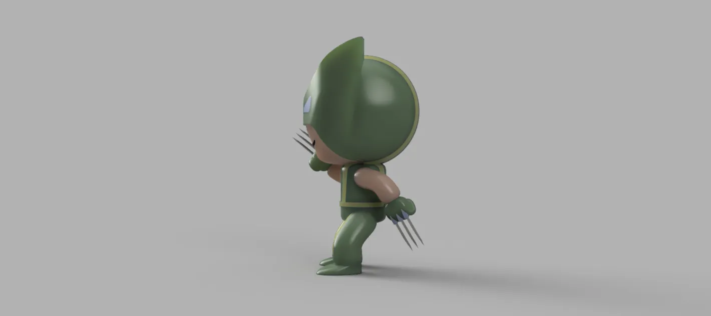 Characters & Creatures STL Download - Marvel Comics Mini Wolverine ...