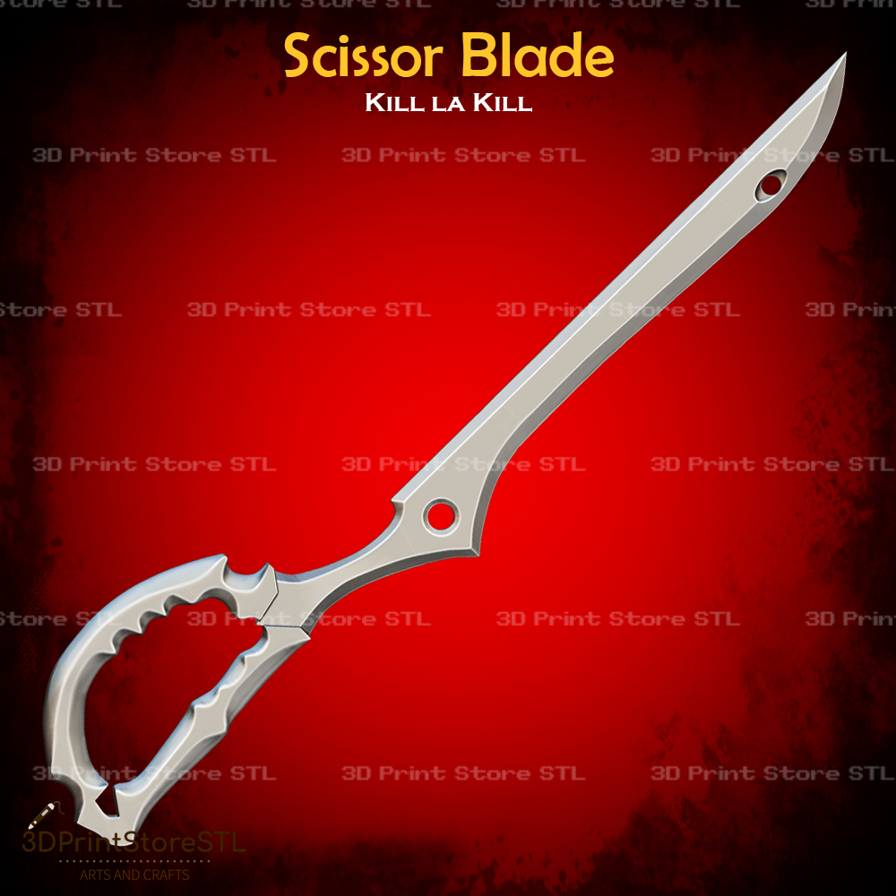 Scissor Blade Cosplay Kill la Kill - STL File | 3D modeller indir ...