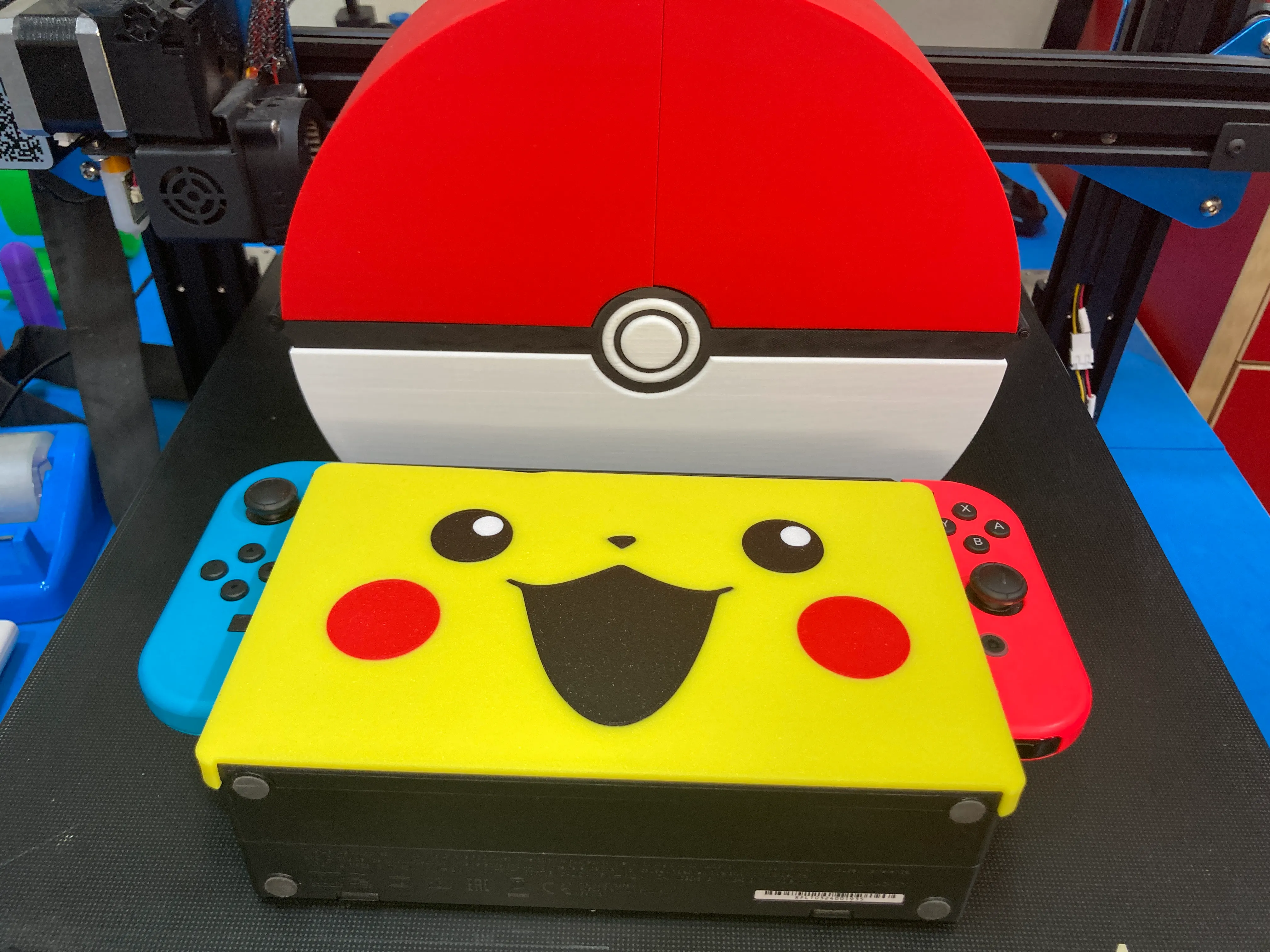 Game Props STL Download - PIKACHU POKEMON NINTENDO SWITCH DOCK COVERby ...