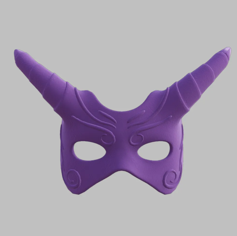 Cosplay STL Download - Wearable Demon Maskby Edna Lab