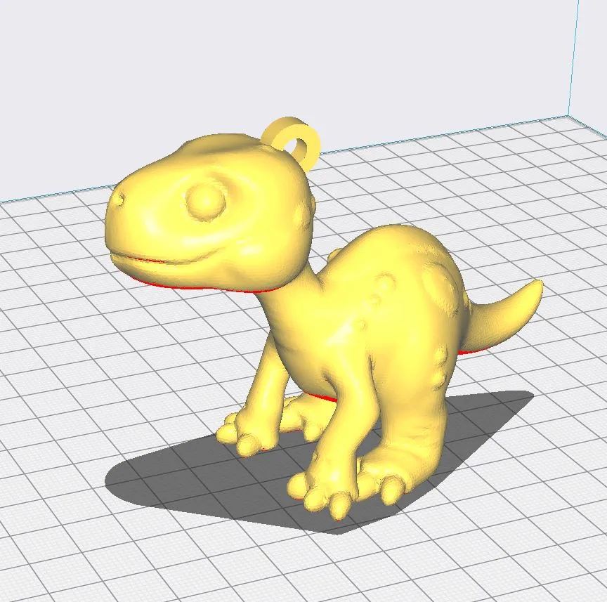 3D Printer Files | 3MF File | Cute dinosaur Keychain | Creality Cloud