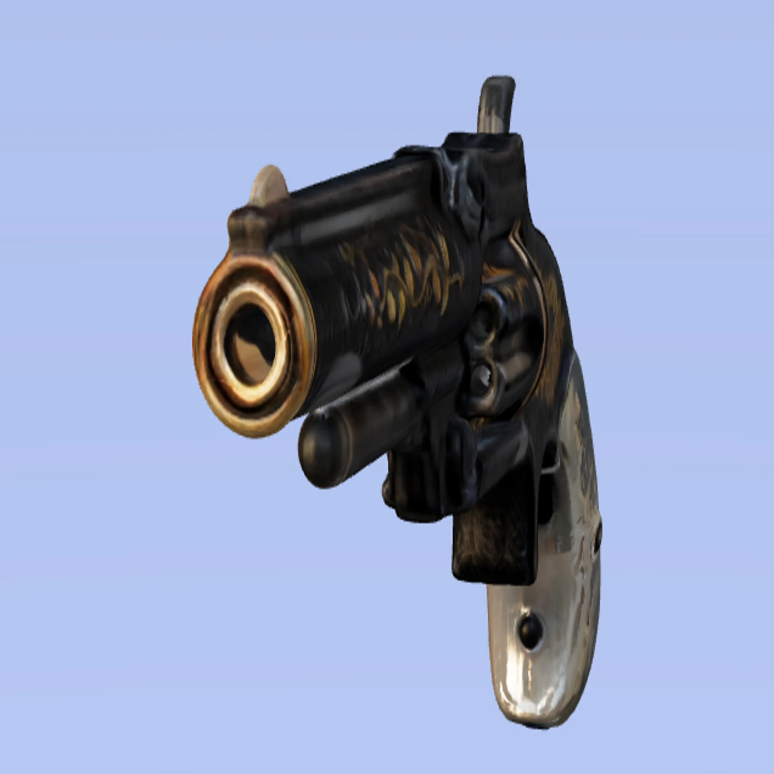 Detailed 3D Smith & Wesson Revolver | 3D models download | Creality Cloud