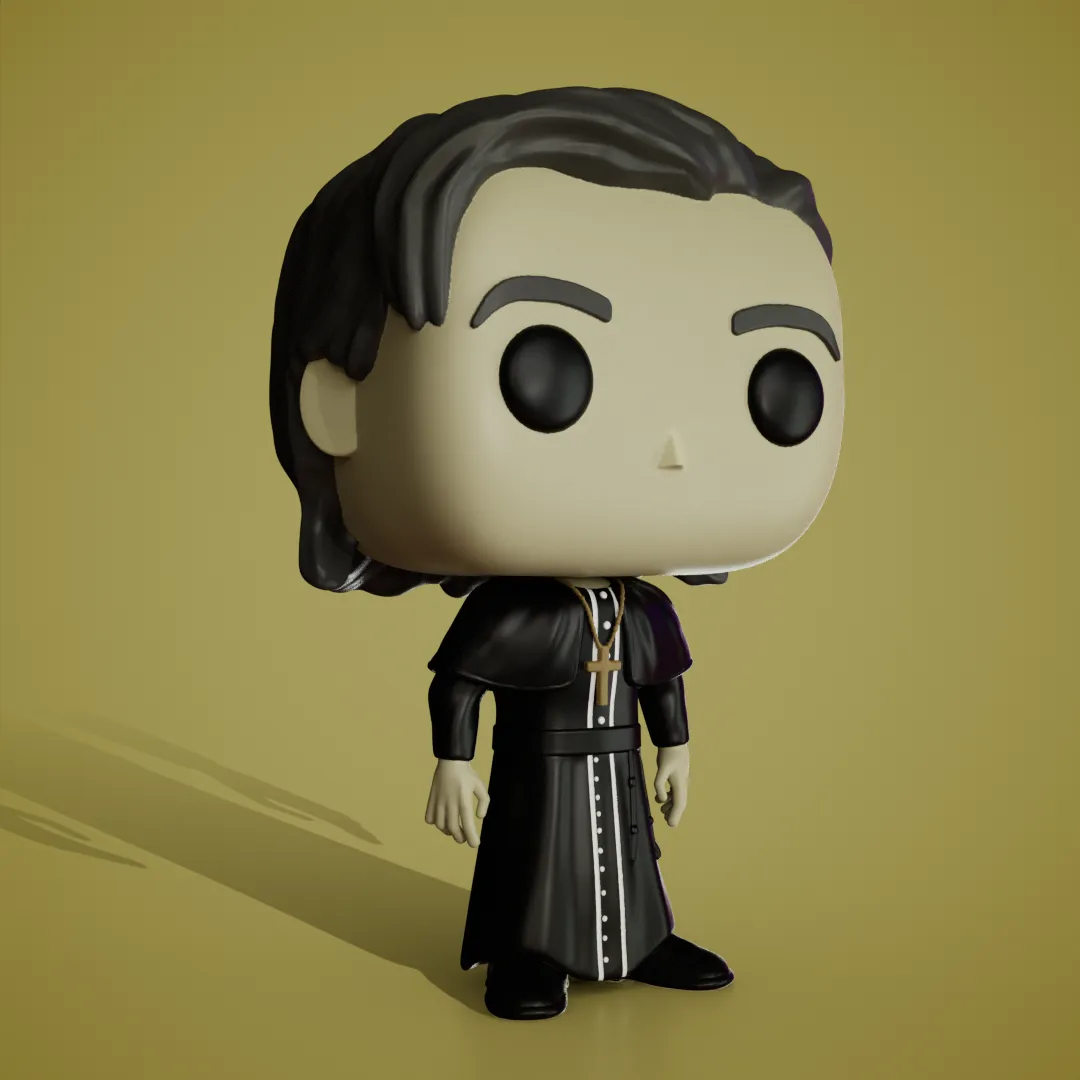 Characters & Creatures STL Download - Funko Custom pop Sacerdoteby Axos3D