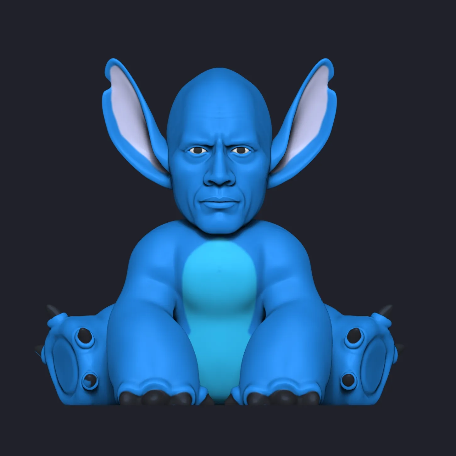 Other STL Download - The Rock STITCHby ArtistVN