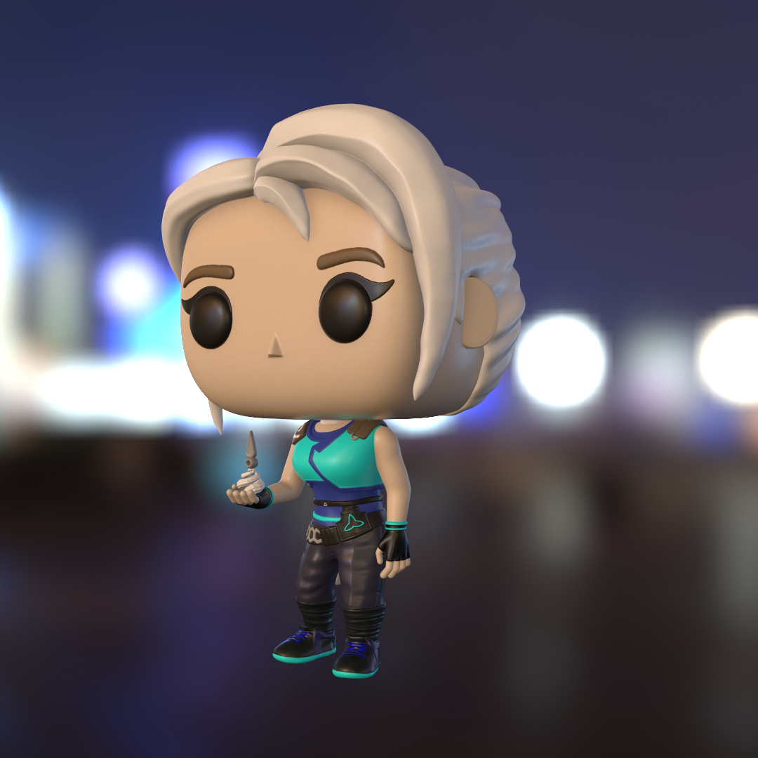 Funko Jett - Valorant | 3D models download | Creality Cloud