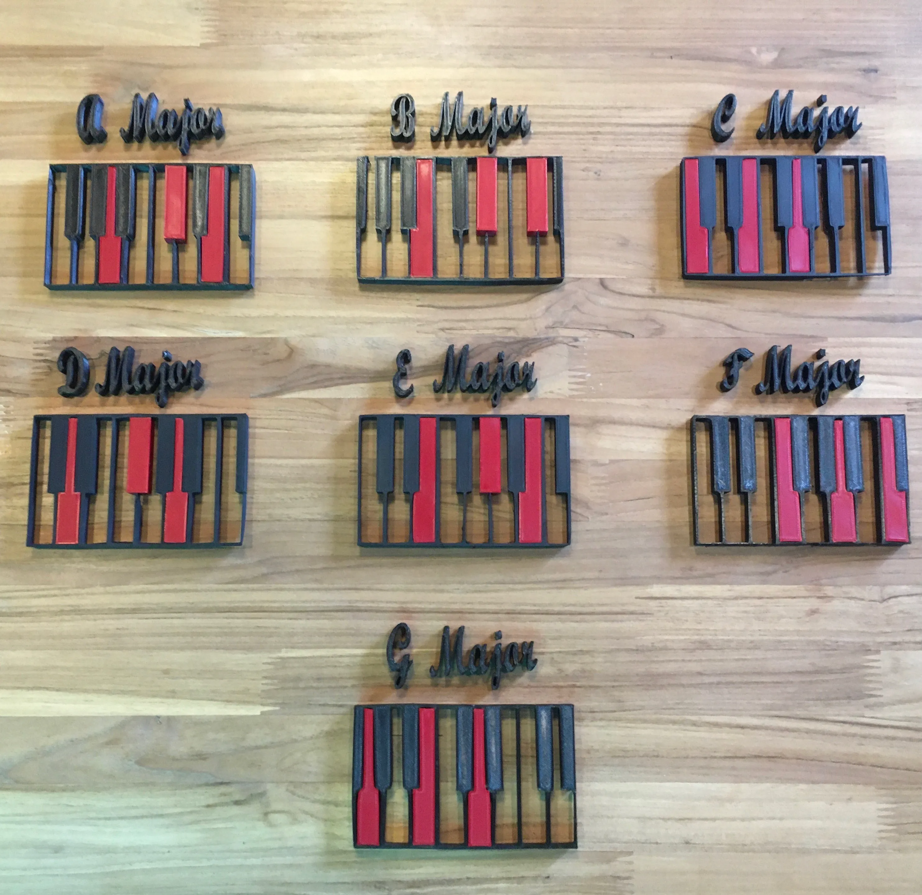 3D Printer Files | 3MF File | piano chord wall art | Creality Cloud