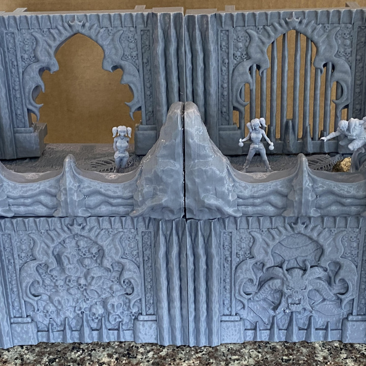 Hell Walls Modular Set | 3D models download | Creality Cloud