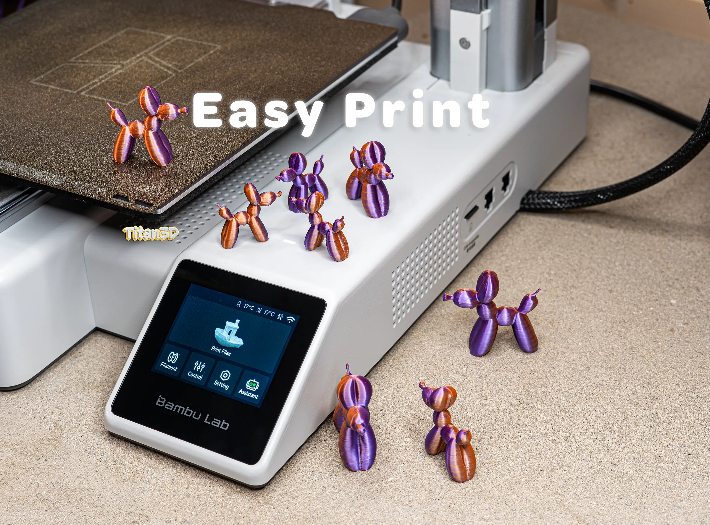 3D Printer Files | 3MF File | Mini Balloon Dog | Creality Cloud