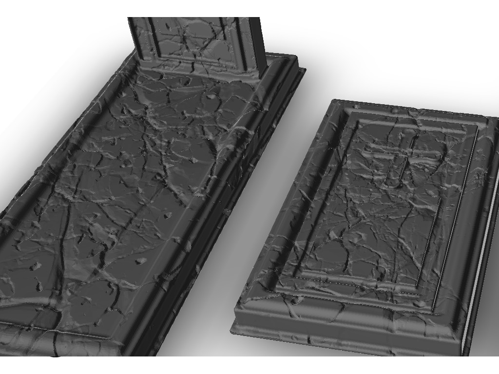 Graves 2 - terrain WW2 scenery modern miniatures | 3D models download ...