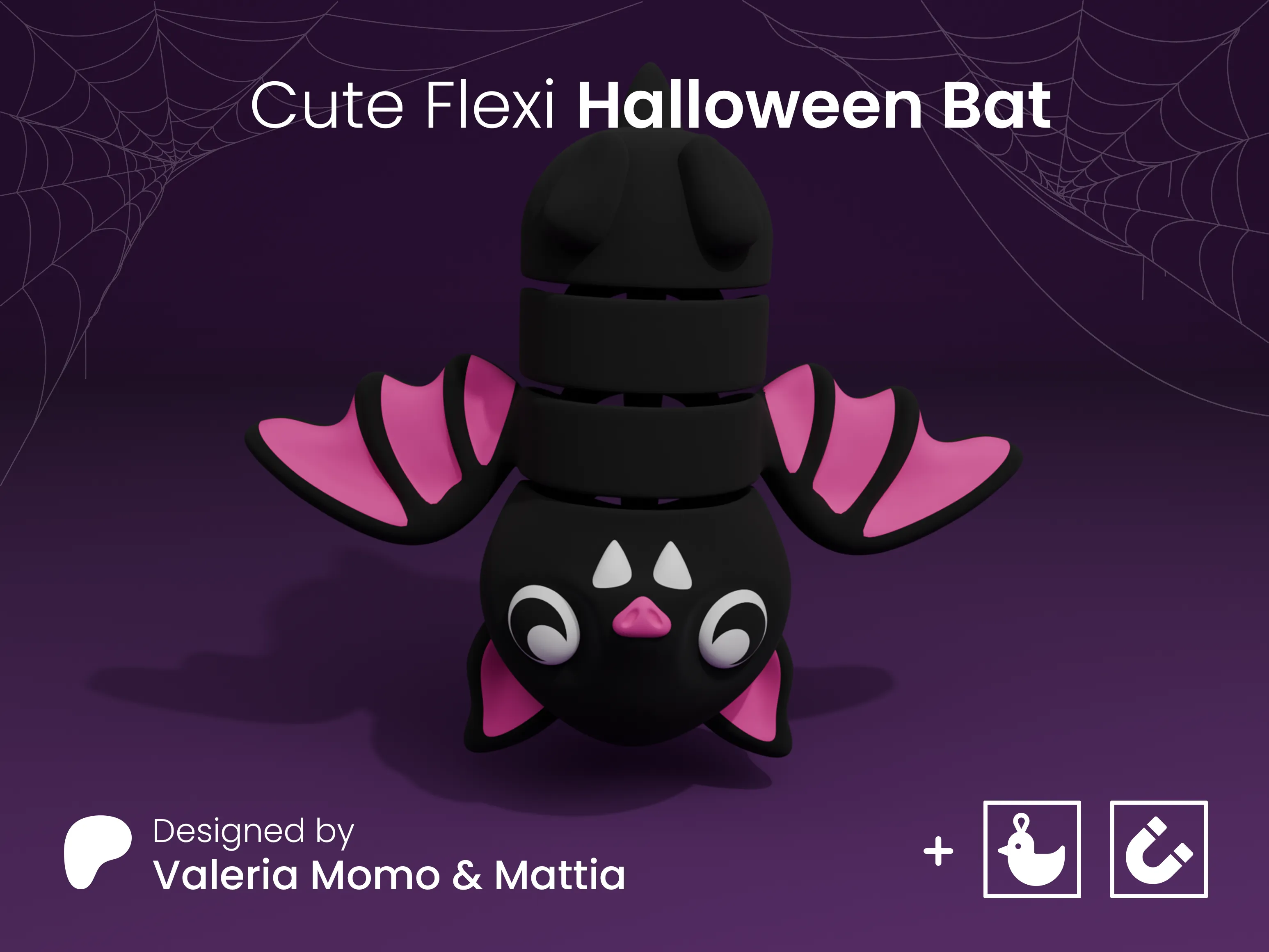 Halloween Cute Flexi Bat 🎃 | 3D models download | Creality Cloud