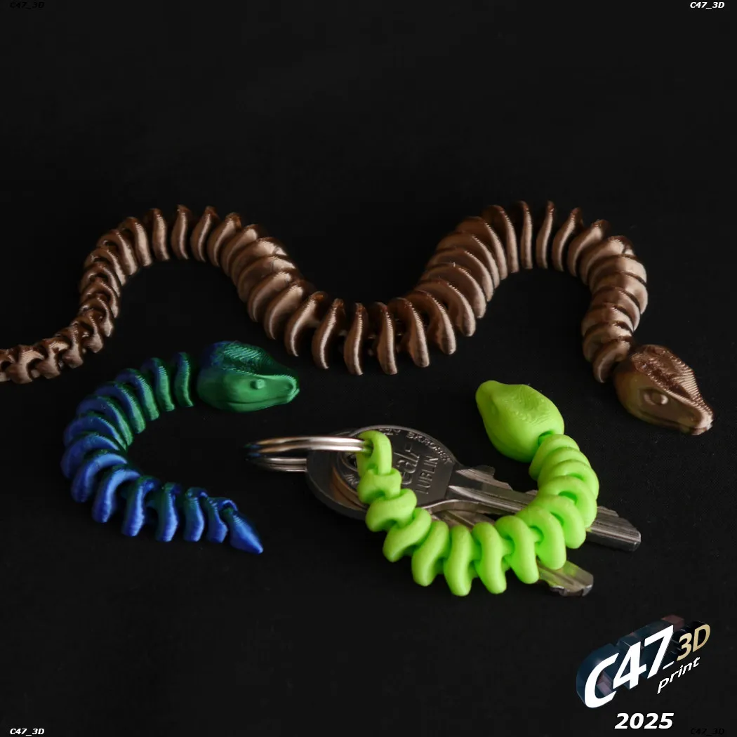 3D Printer Files | 3MF File | Flexi Snake | Creality Cloud