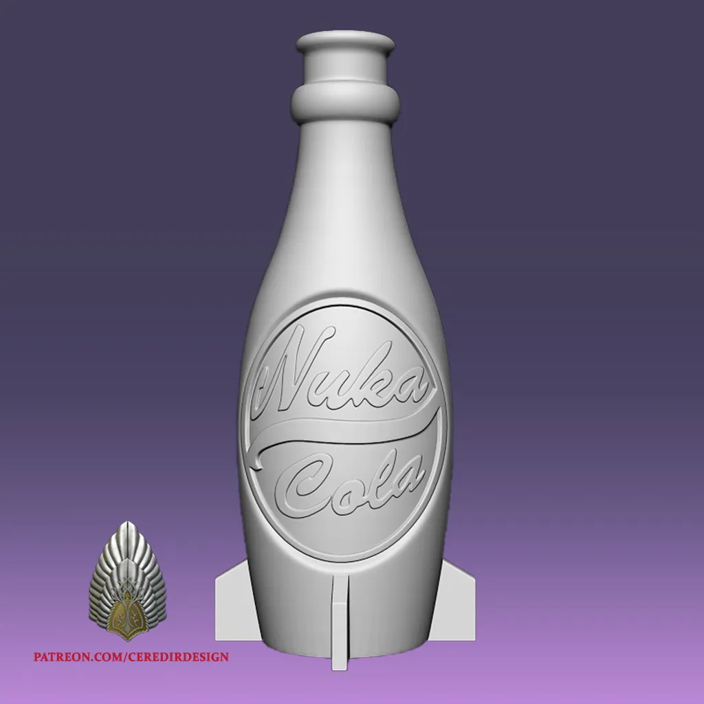 Other STL Download - Fallout Nuka Cola 3d digital downloadby CeredirDesign